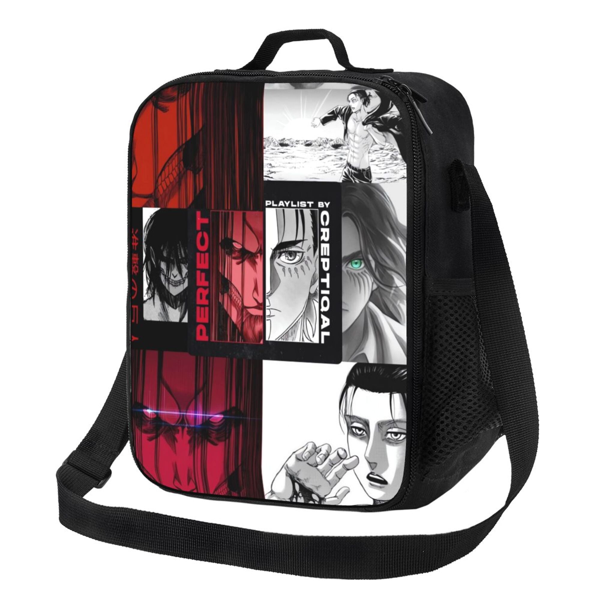 Attack On Titan Lunch Bag Lunch Box Lightweight Durable Lunch Tote Bag ...