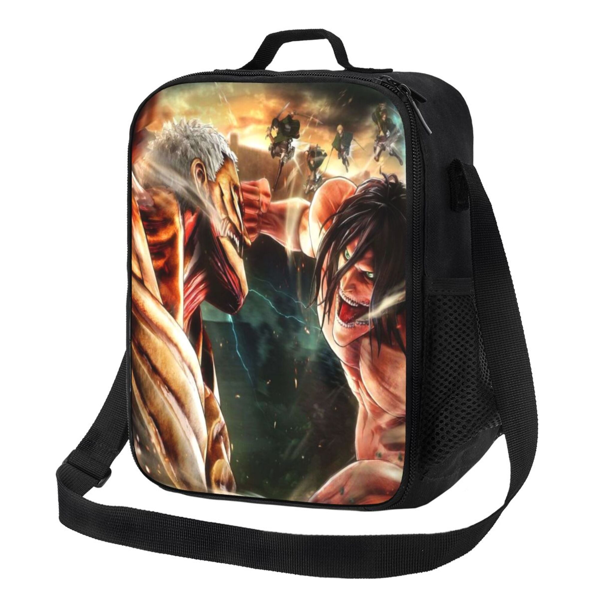 Attack On Titan Lunch Bag Lunch Box Lightweight Durable Lunch Tote Bag ...