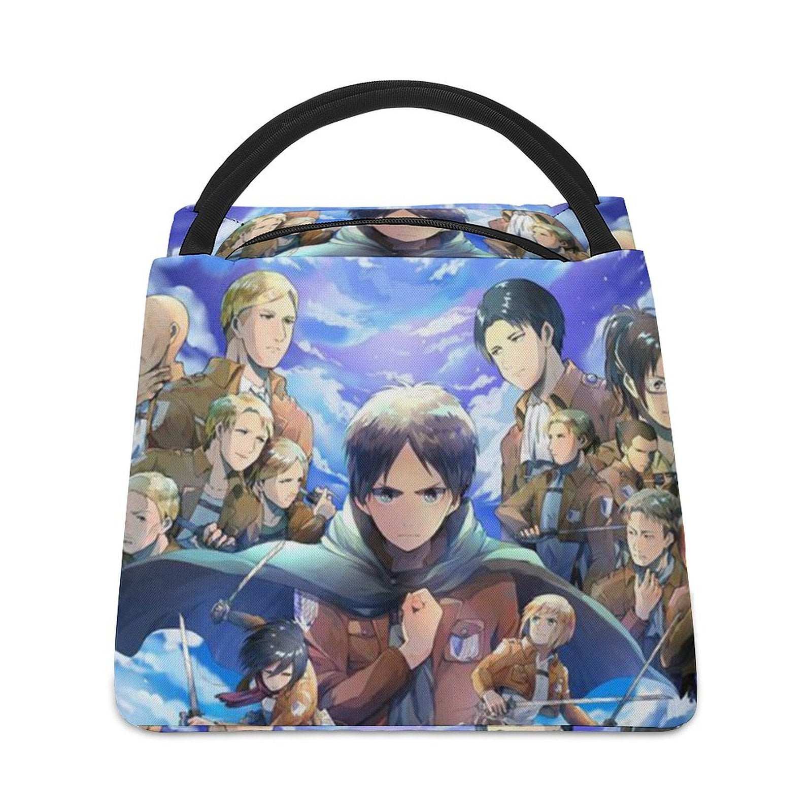 Attack On Titan Lunch Bag Reusable Cooler Tote Bag Insulated Lunch ...
