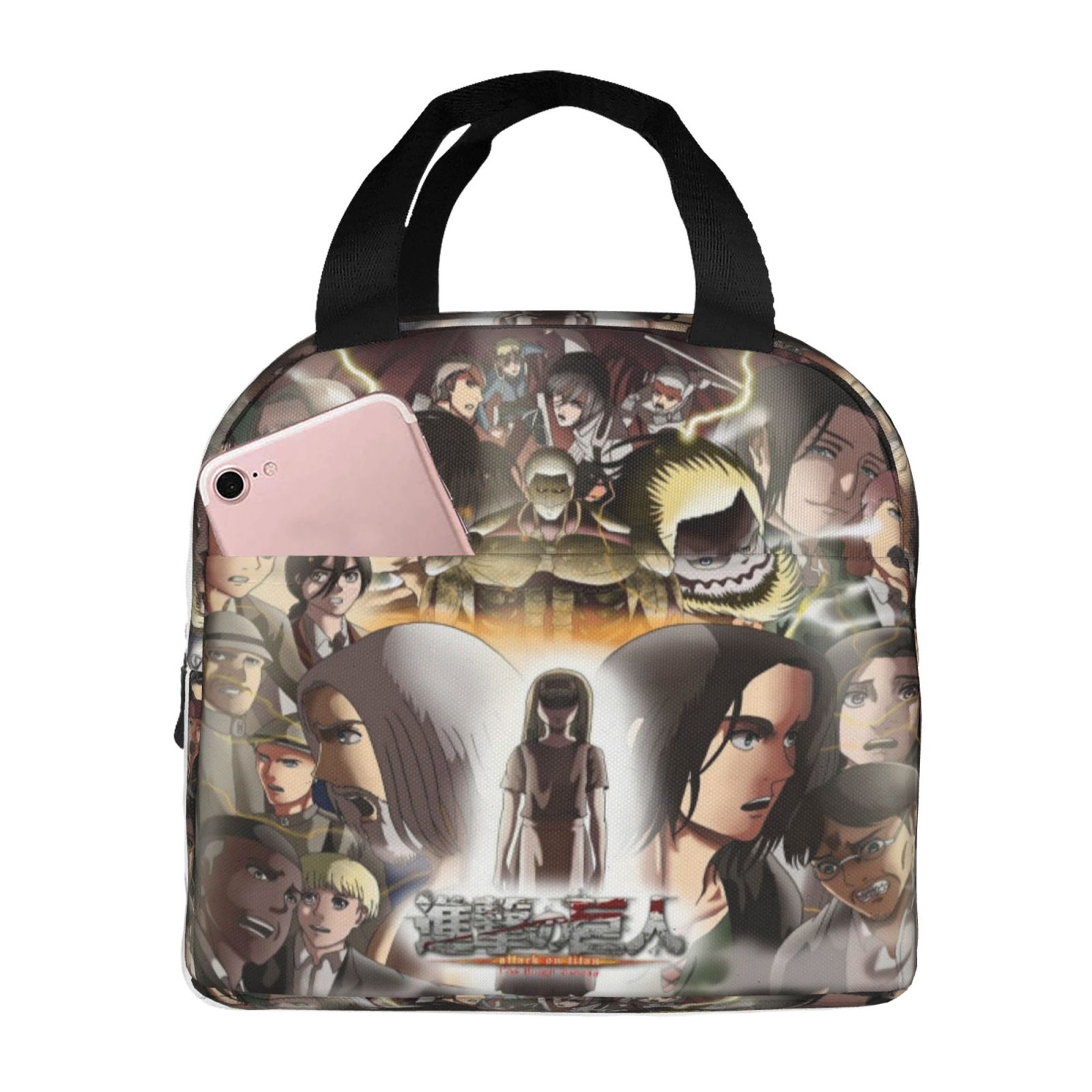 Attack On Titan Lunch Box Insulated Lunch Bag for Women Men Reusable ...