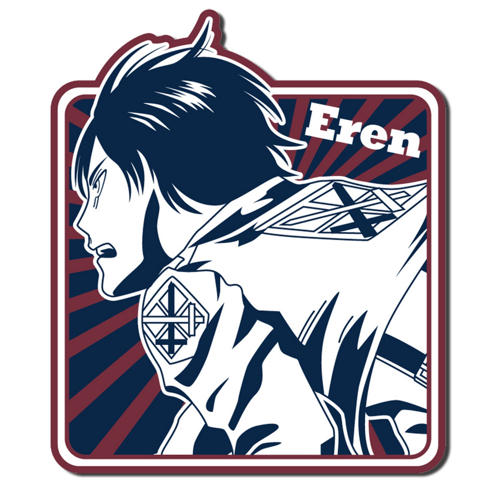 Attack On Titan Manga - Eren Yeager Patch - Walmart.com