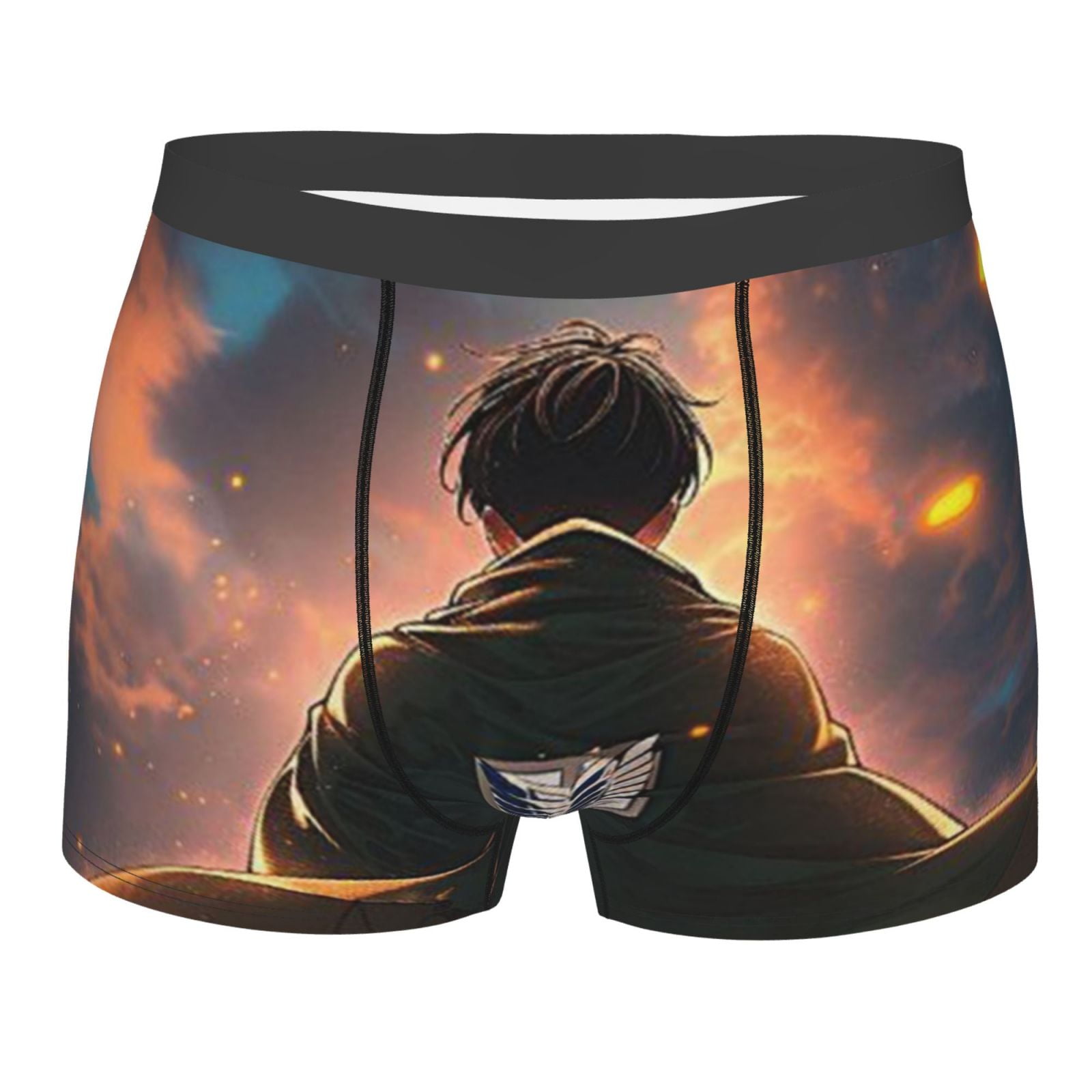Attack On Titan Men's Breathable Boxer Briefs Soft Stretch Moisture ...