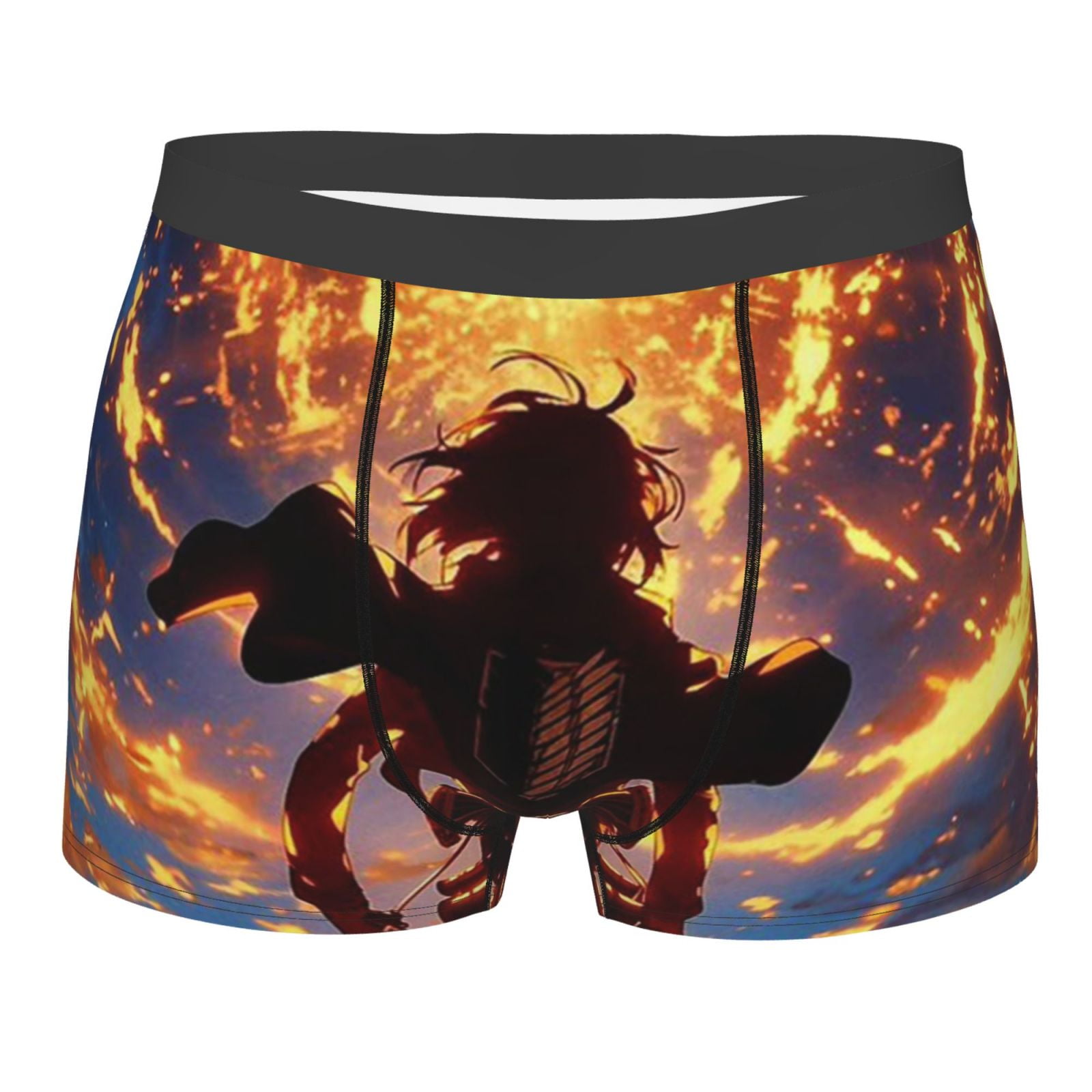 Attack On Titan Men's Breathable Boxer Briefs Soft Stretch Moisture ...
