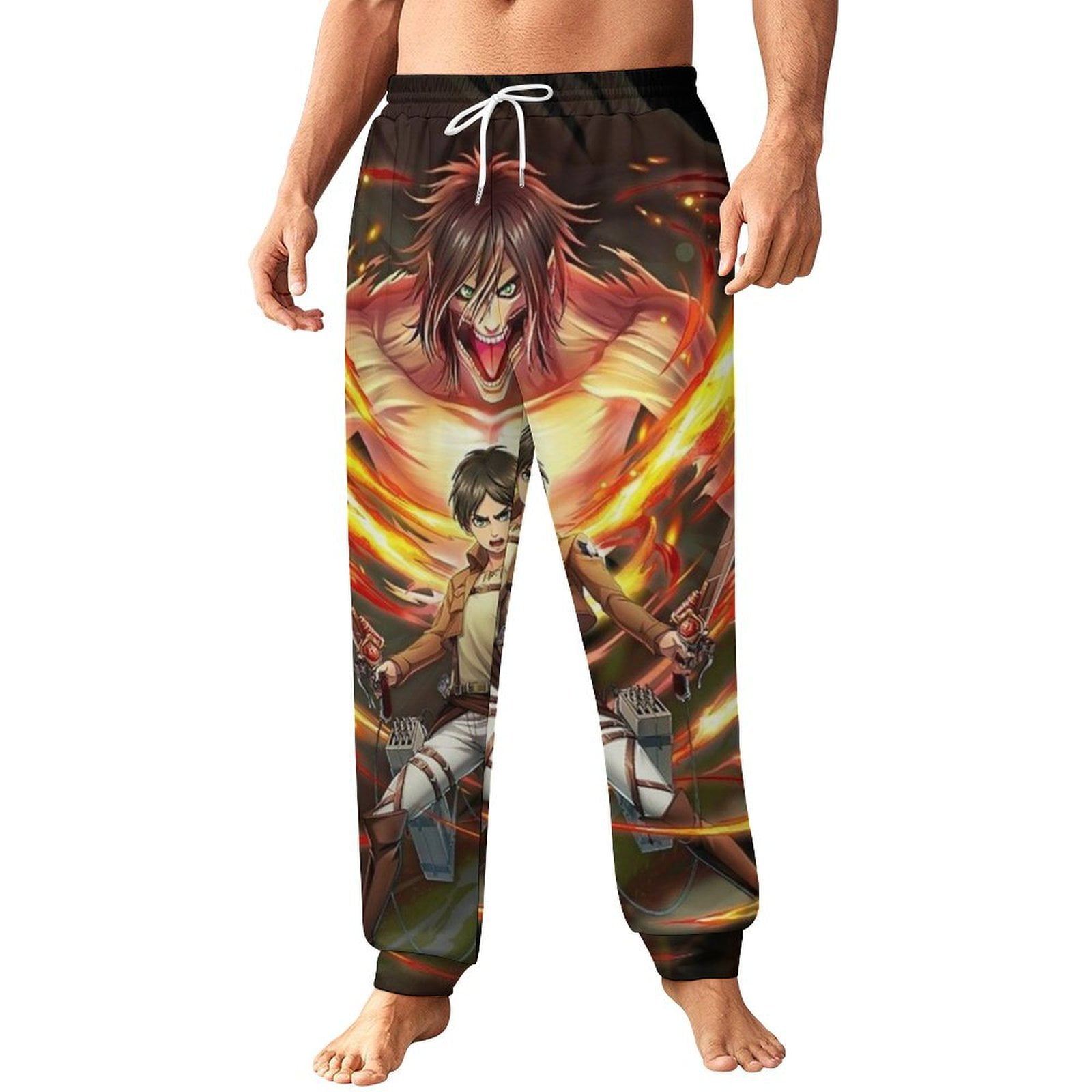 Attack On Titan Men's Sweatpants Printed Long Joggers Athletic Track ...