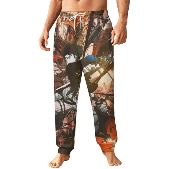 Attack On Titan Men's Sweatpants Printed Long Joggers Athletic Track ...
