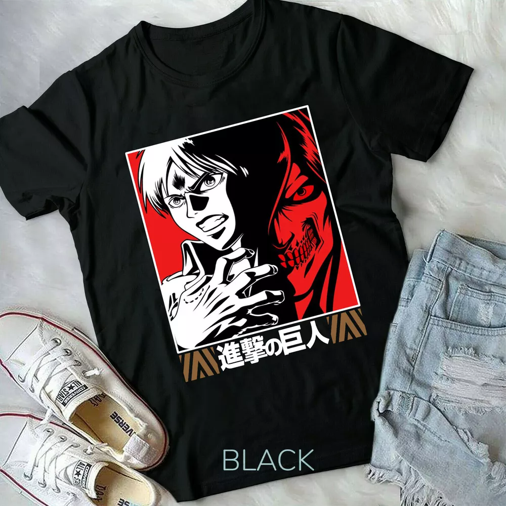 Attack On Titan Mikasa Shingeki No Kyojin Anime Aot Unisex T Shirt S To ...