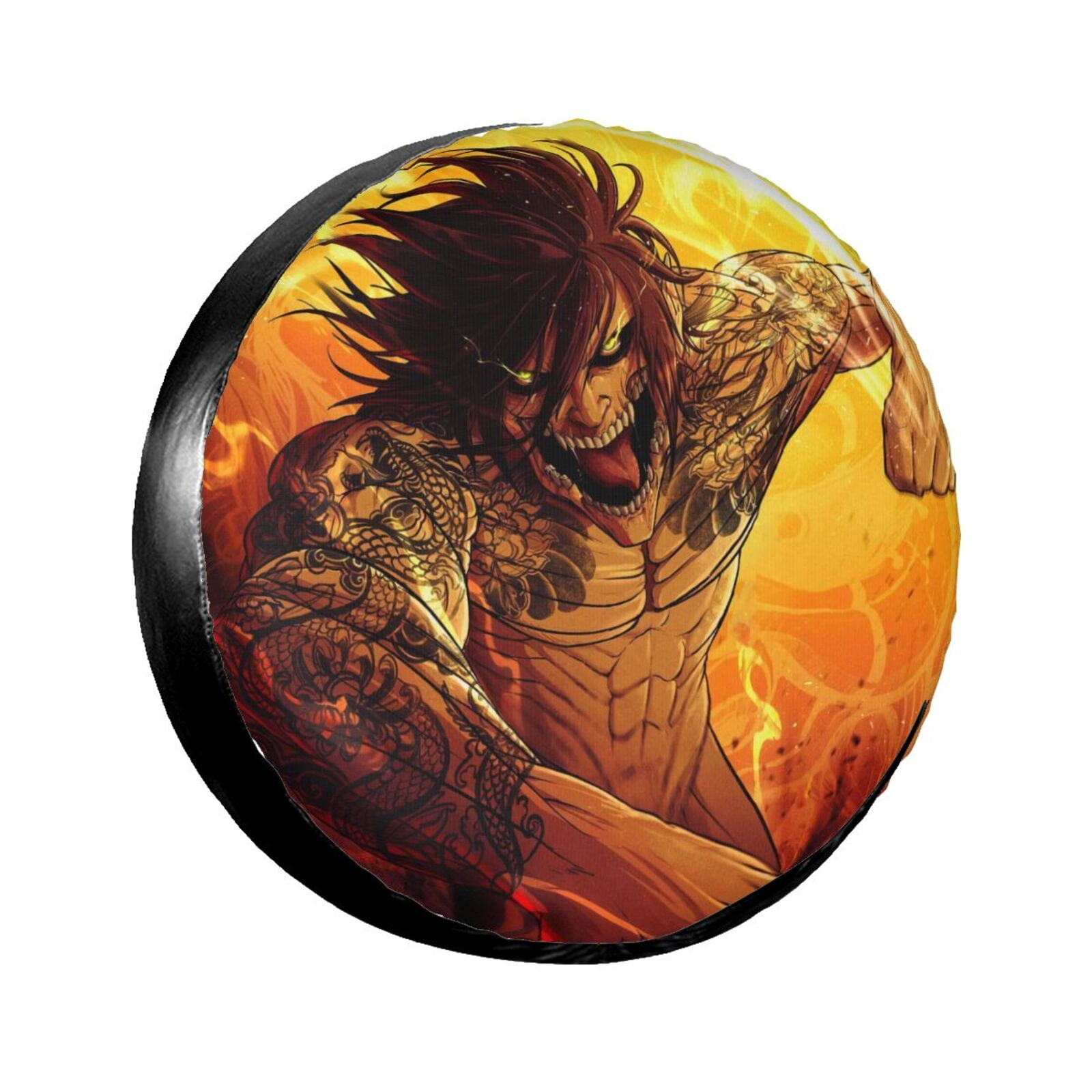Attack On Titan Spare Tire Cover, Weatherproof Dust-Proof Universal ...