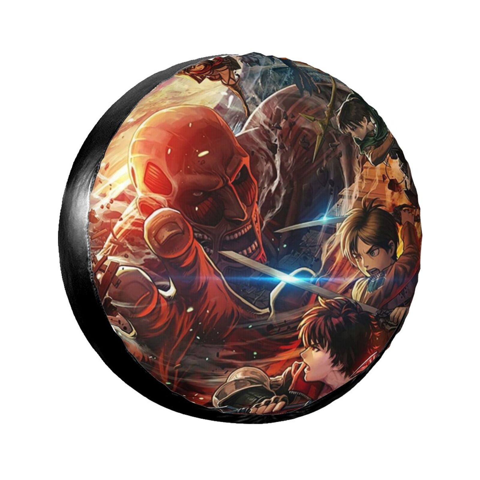 Attack On Titan Spare Tire Cover, Weatherproof Dust-Proof Universal ...