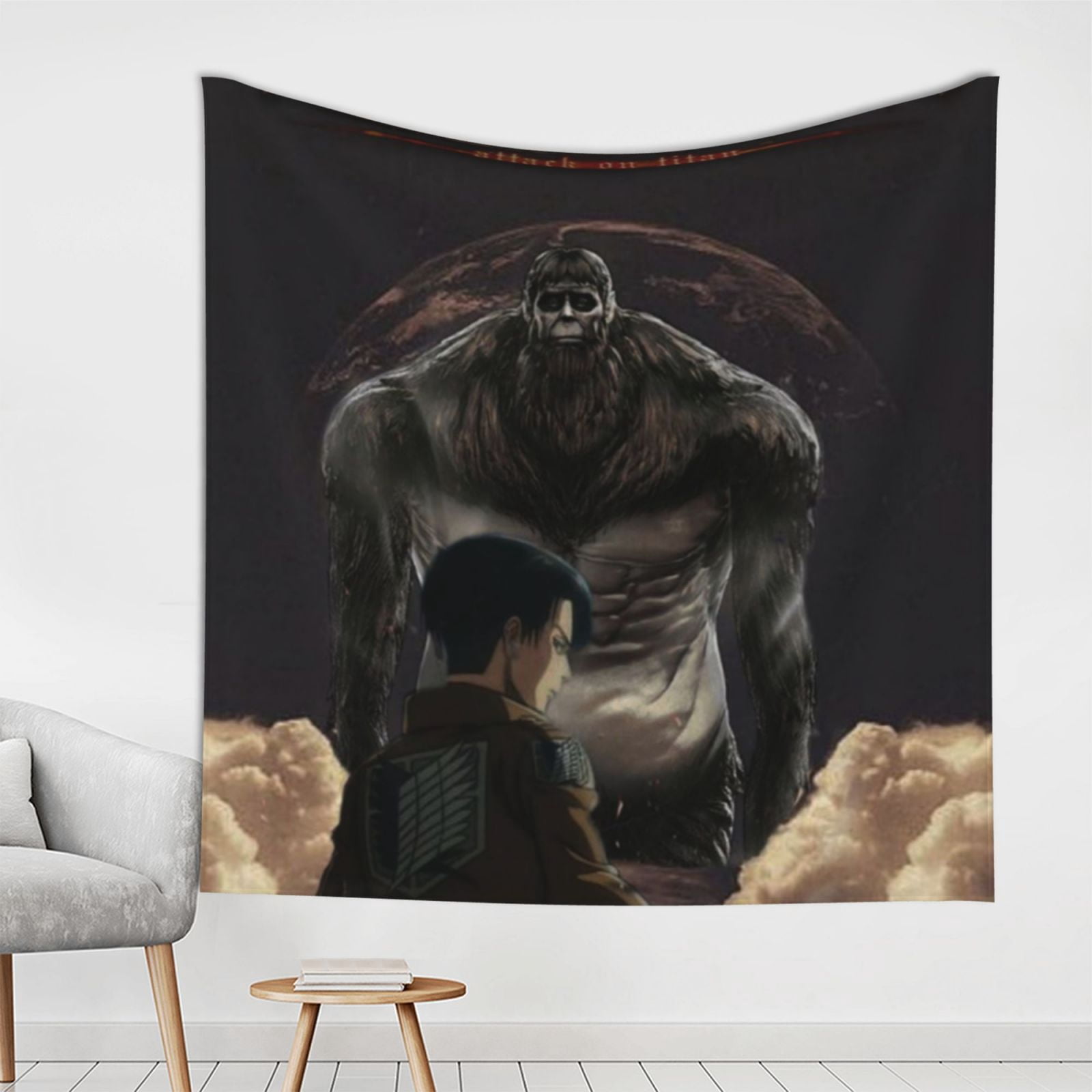 Attack On Titan Tapestry 59x59 Inch Wall Hanging Blanket Soft ...