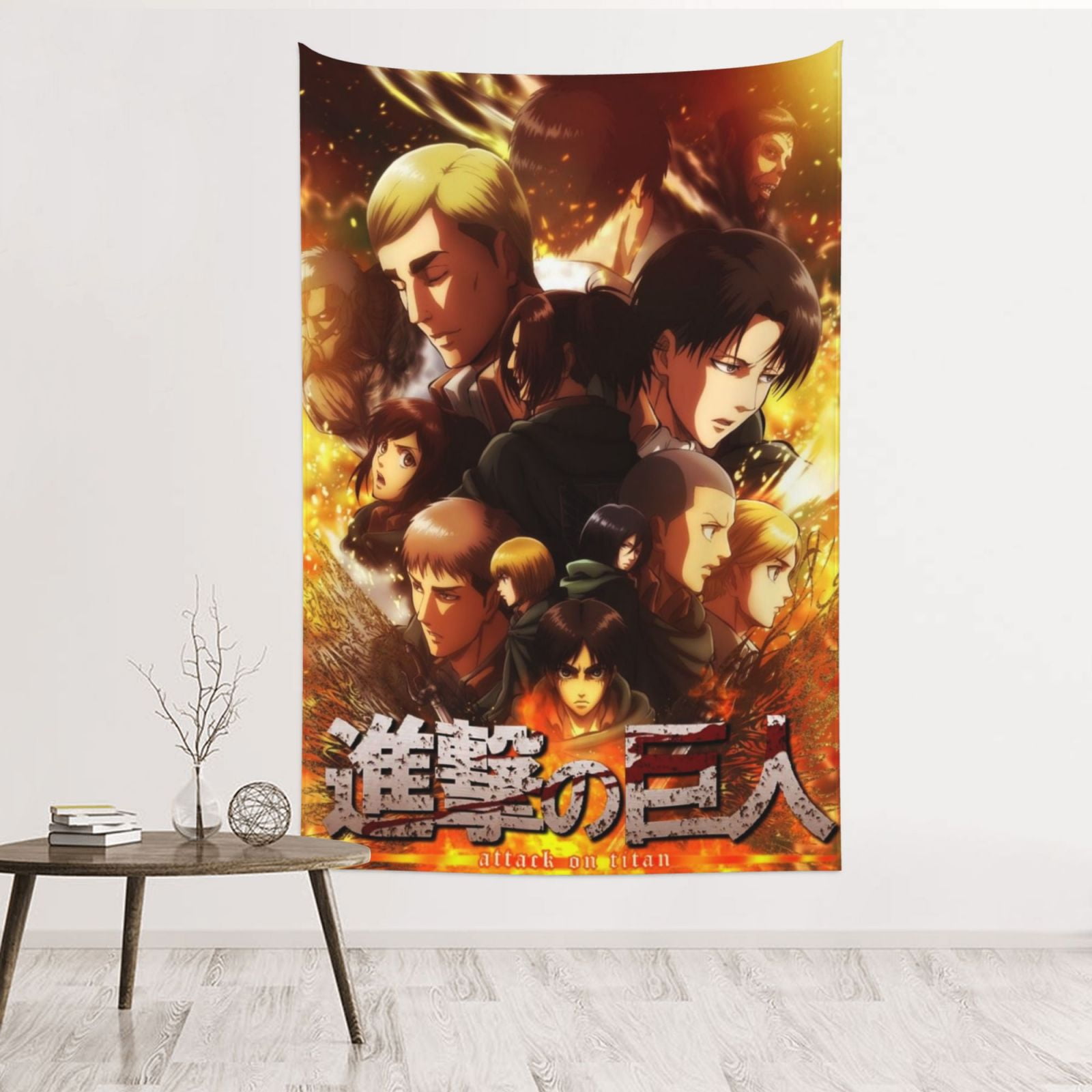 Attack On Titan Tapestry Wall Hanging Home Decoration Wall Blanket ...