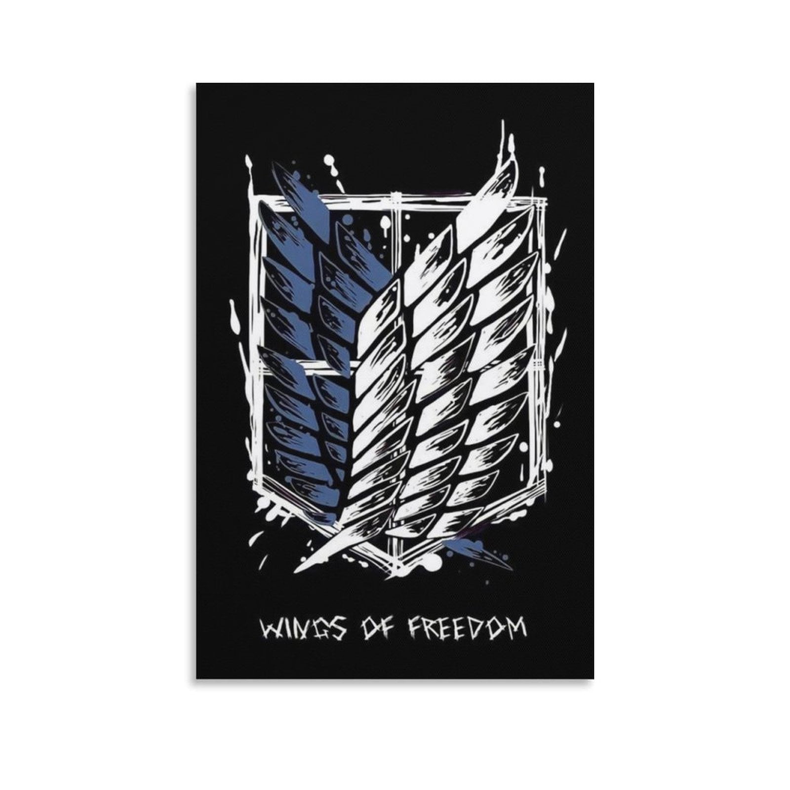 Attack On Titan Wall Hanging Painting Wall Art Canvas Paintings Posters ...