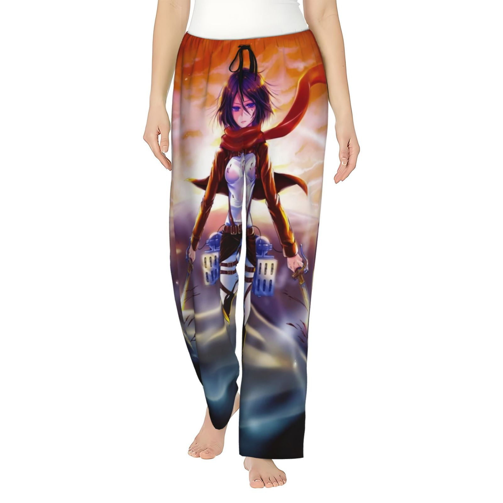 Attack On Titan Women's Pajama Pants Comfy Casual Loose Sleep Bottoms ...