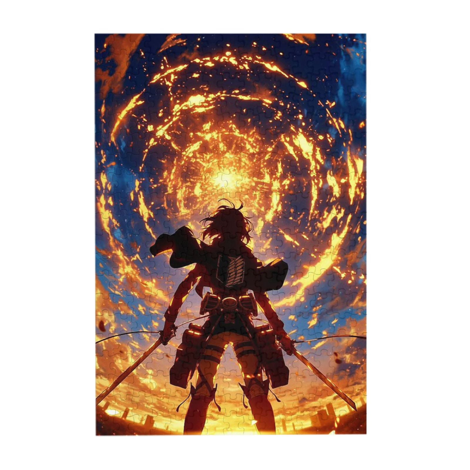 Attack On Titan Wood Puzzle 300-Piece Jigsaw Puzzle For Adults Home ...