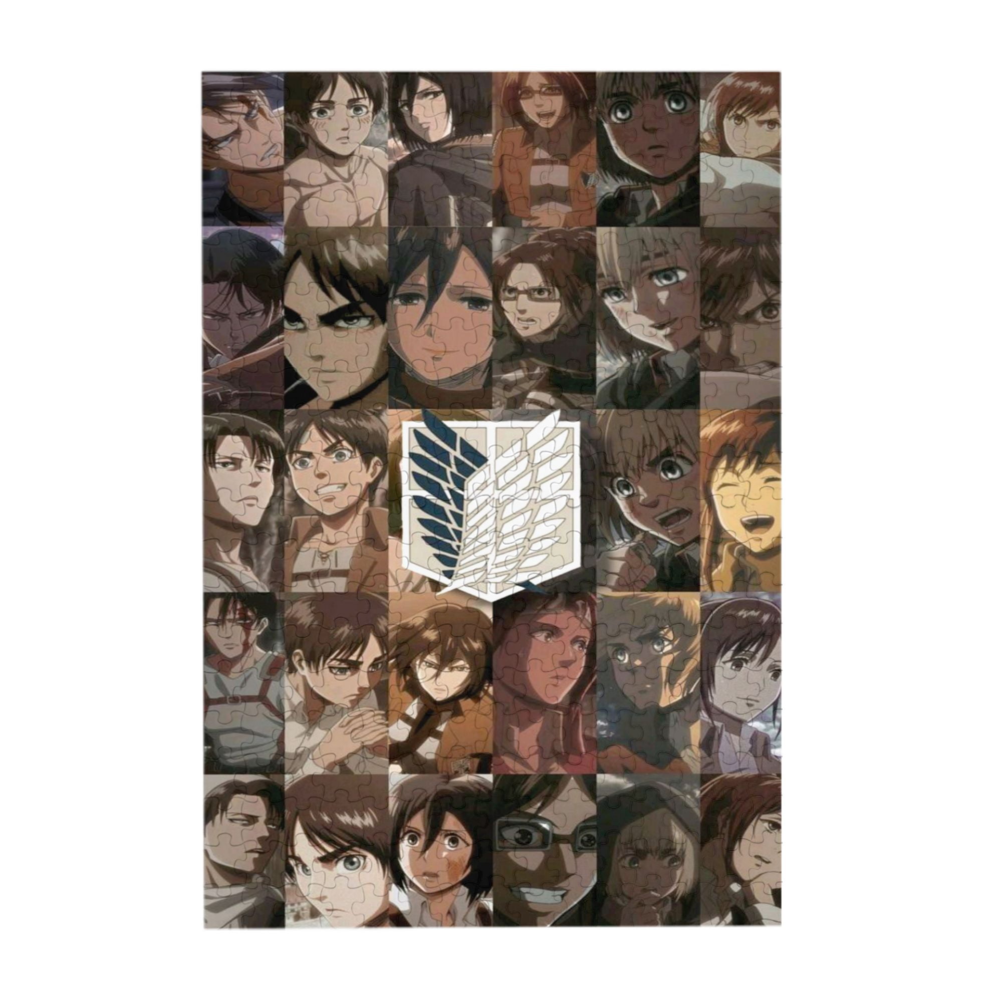 Attack On Titan Wooden Jigsaw Puzzles Educational Intellectual Puzzle ...