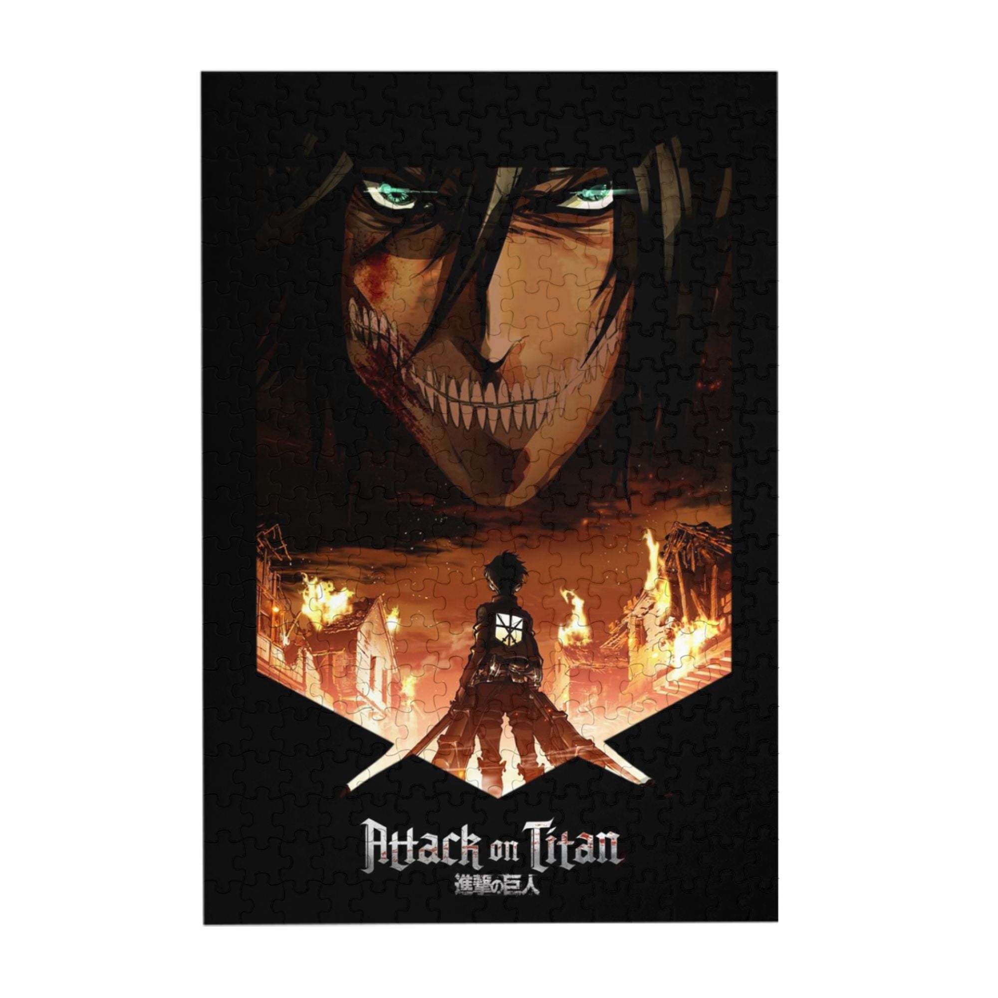 Attack On Titan Wooden Jigsaw Puzzles Educational Intellectual Puzzle ...