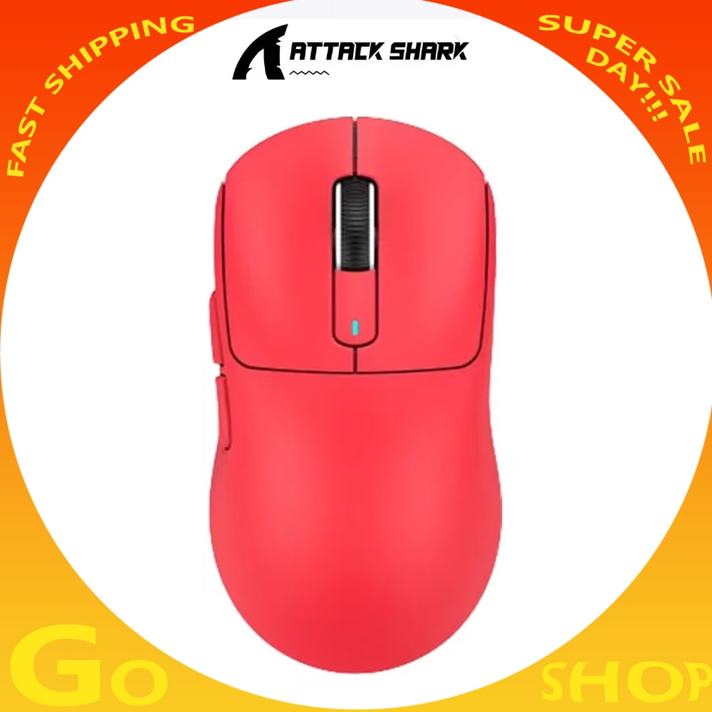 Attack Shark X3 Pro Wireless Mouse 4k Reciver Tri Mode Paw3395 Gaming Mouse Esports Mice ...