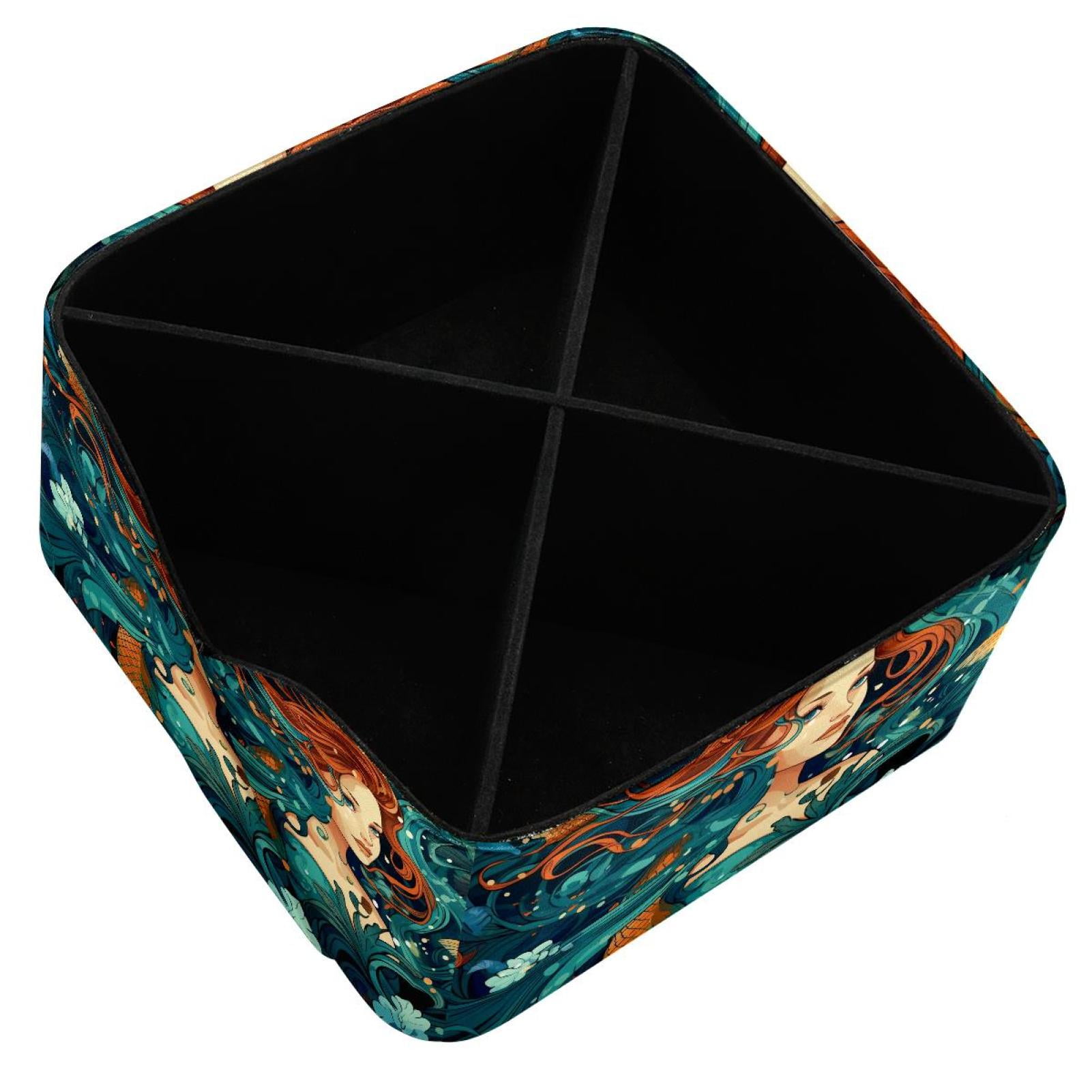 Attack Square Pencil Case with 4 Compartments, Removable Dividers ...