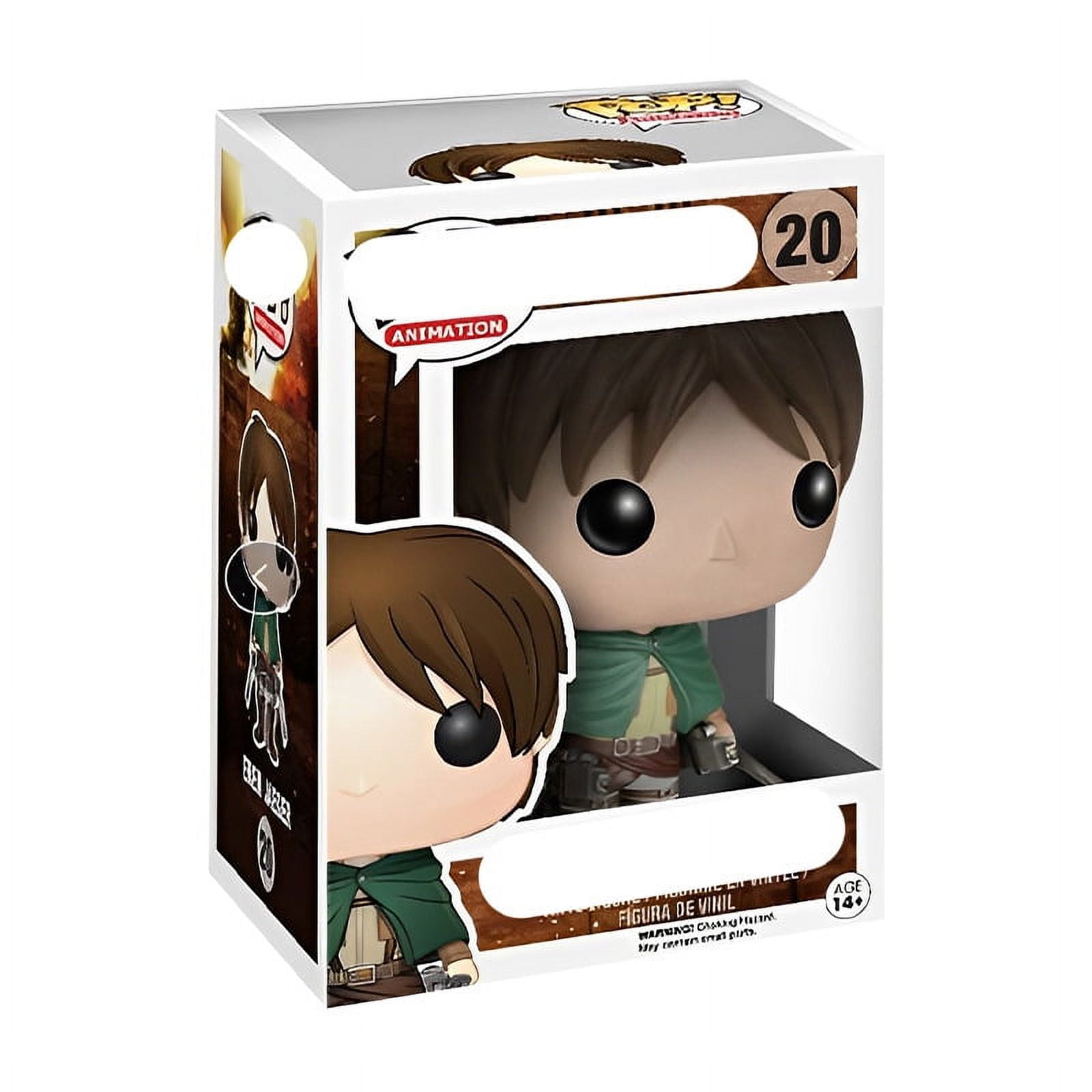 Attack on Titan #20 Eren Jaeger with box Vinyl Action Figures Model ...