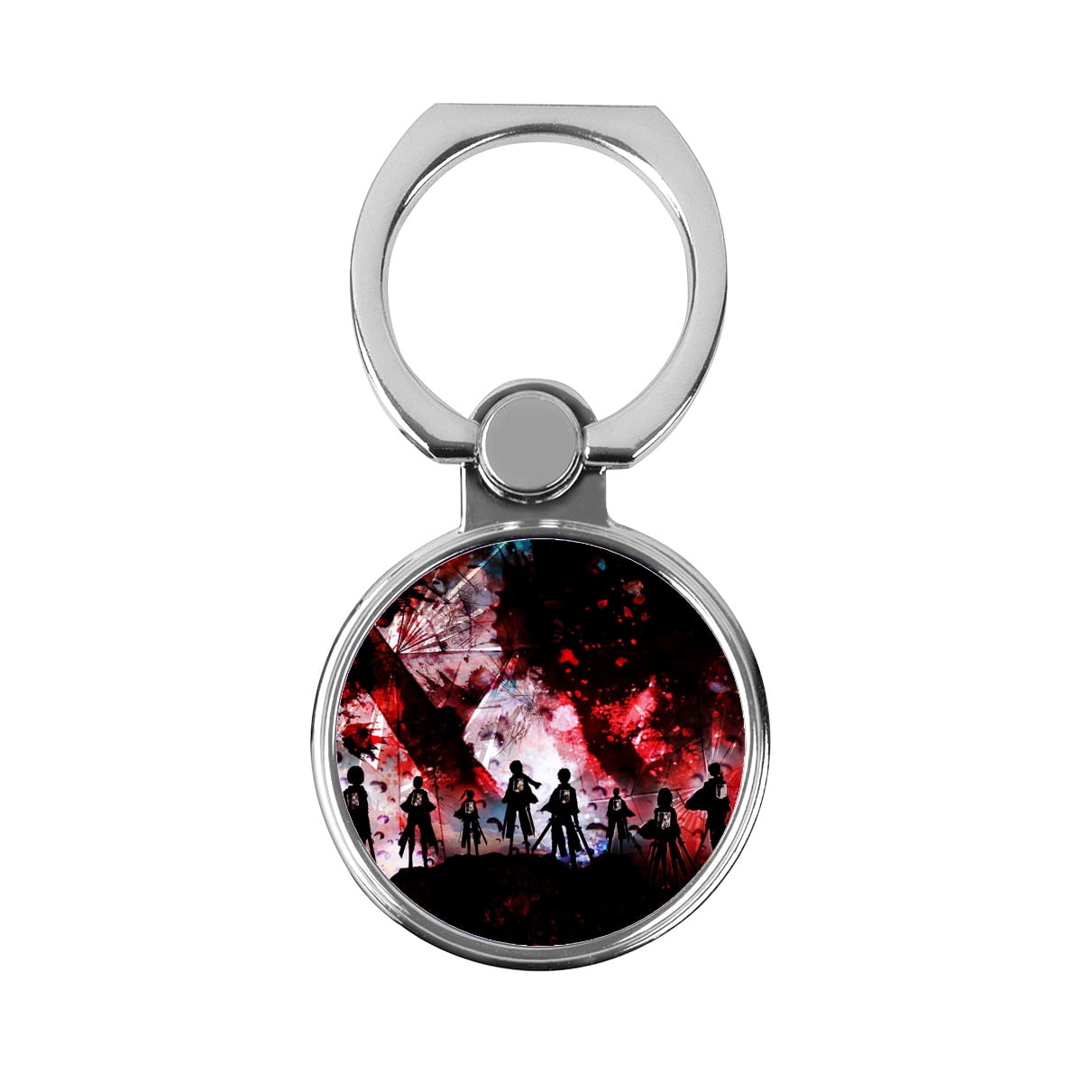 Attack on Titan Anime Cartoon Phone Ring Holder, Rotating Ring Holder ...