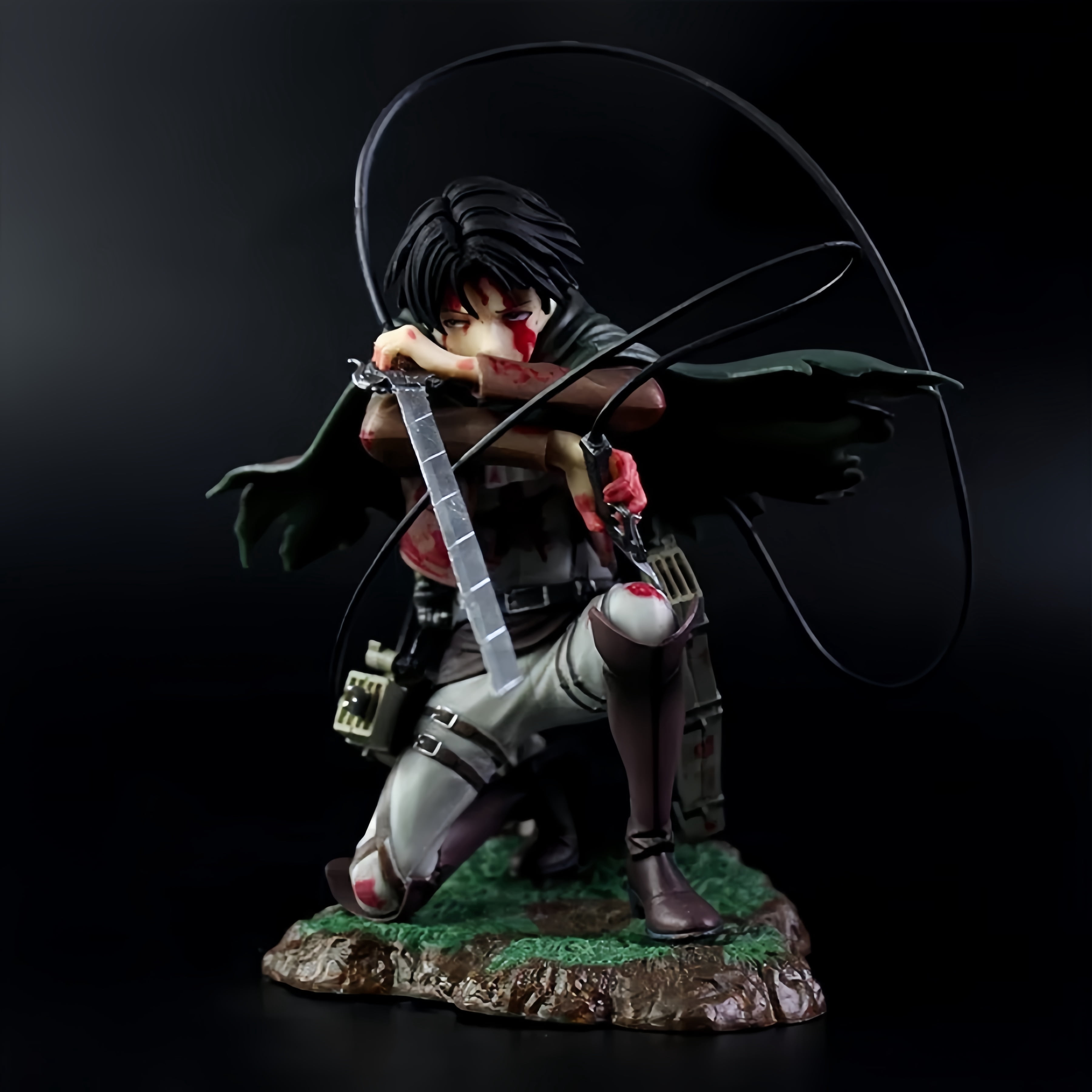 Attack Titan Anime Figure Artfx J Levi Ackerman Action Figure Package ...
