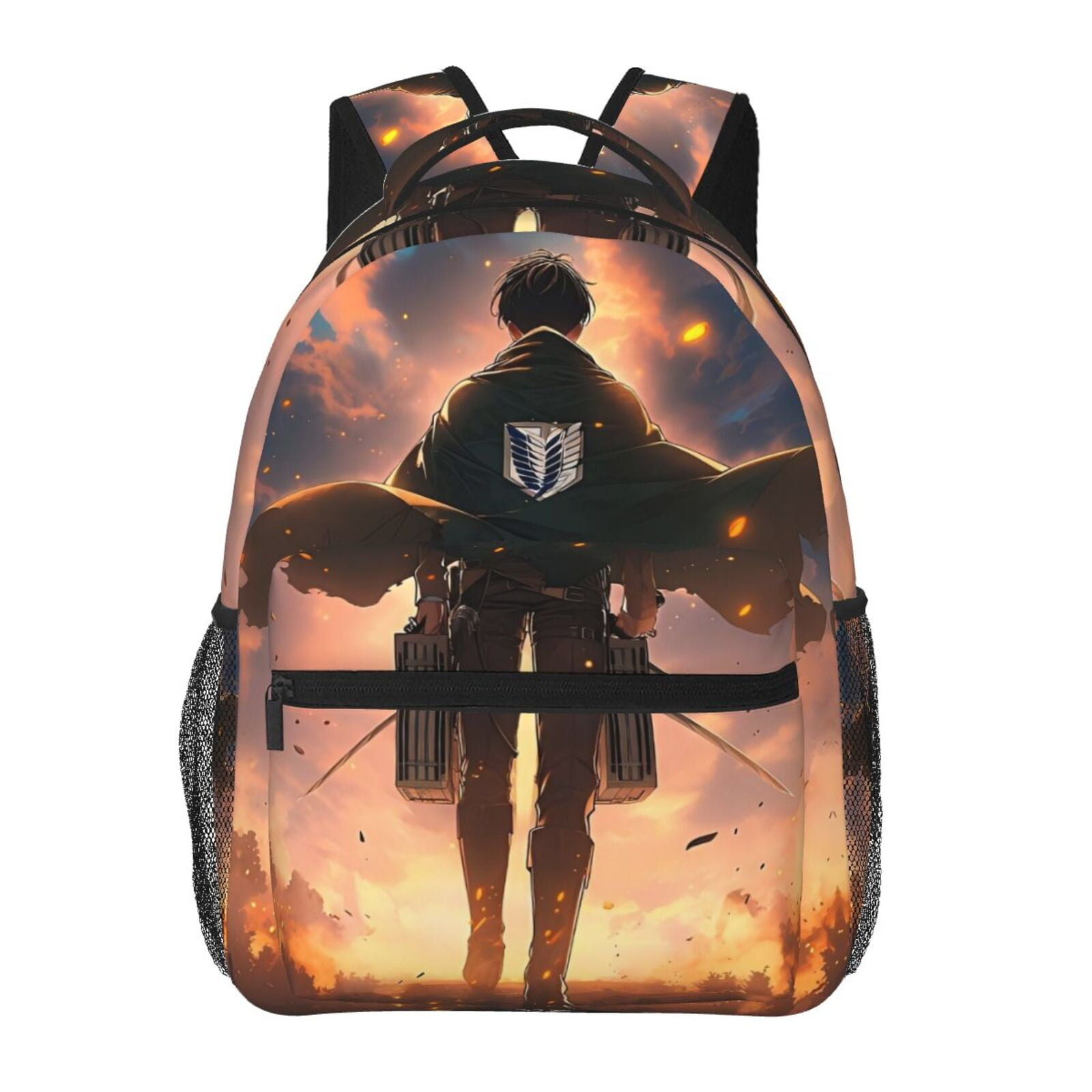 Attack On Titan Backpack for School, Travel, & Work – Classic Casual ...