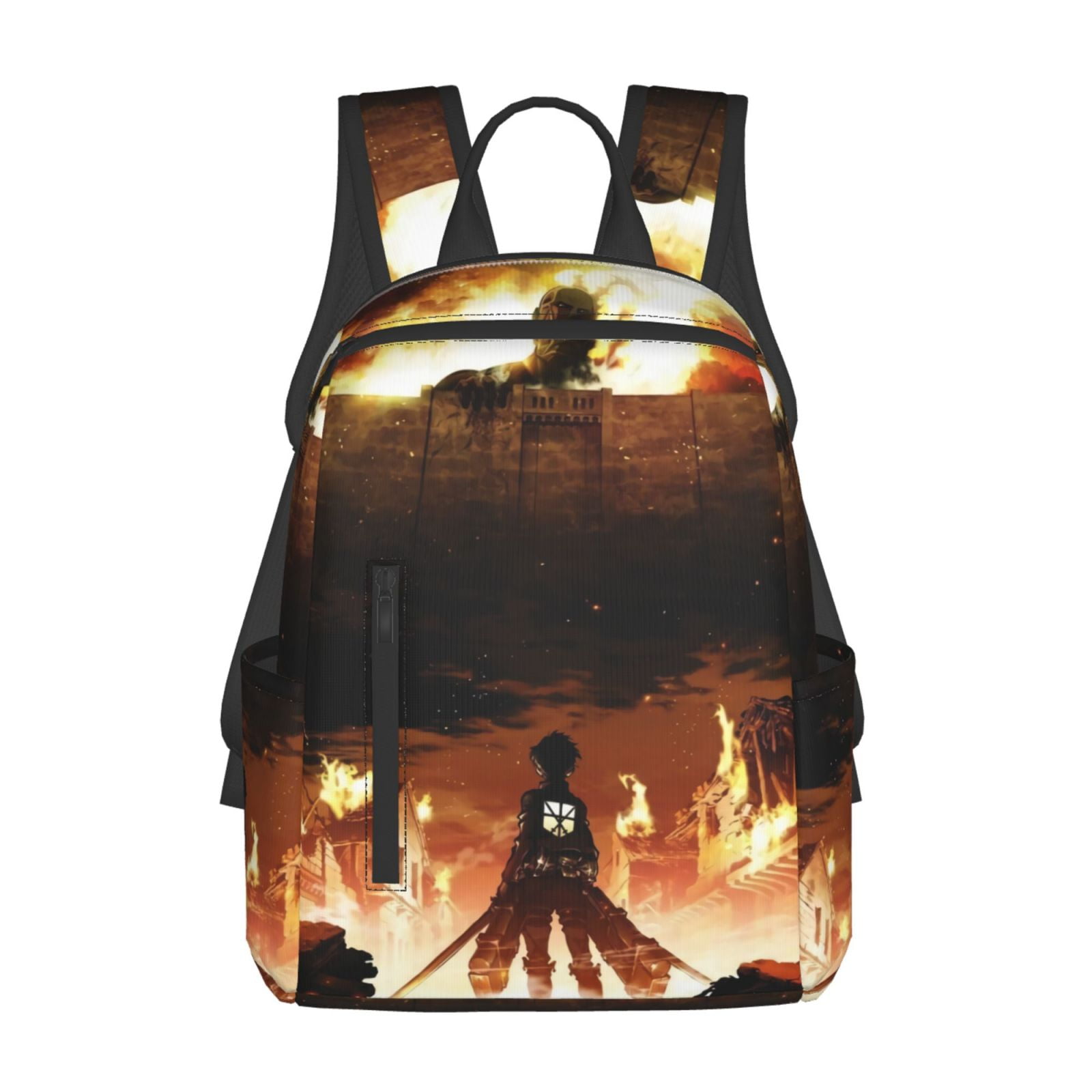 Attack on Titan Backpack for Teenagers Lightweight Travel Bag Casual ...