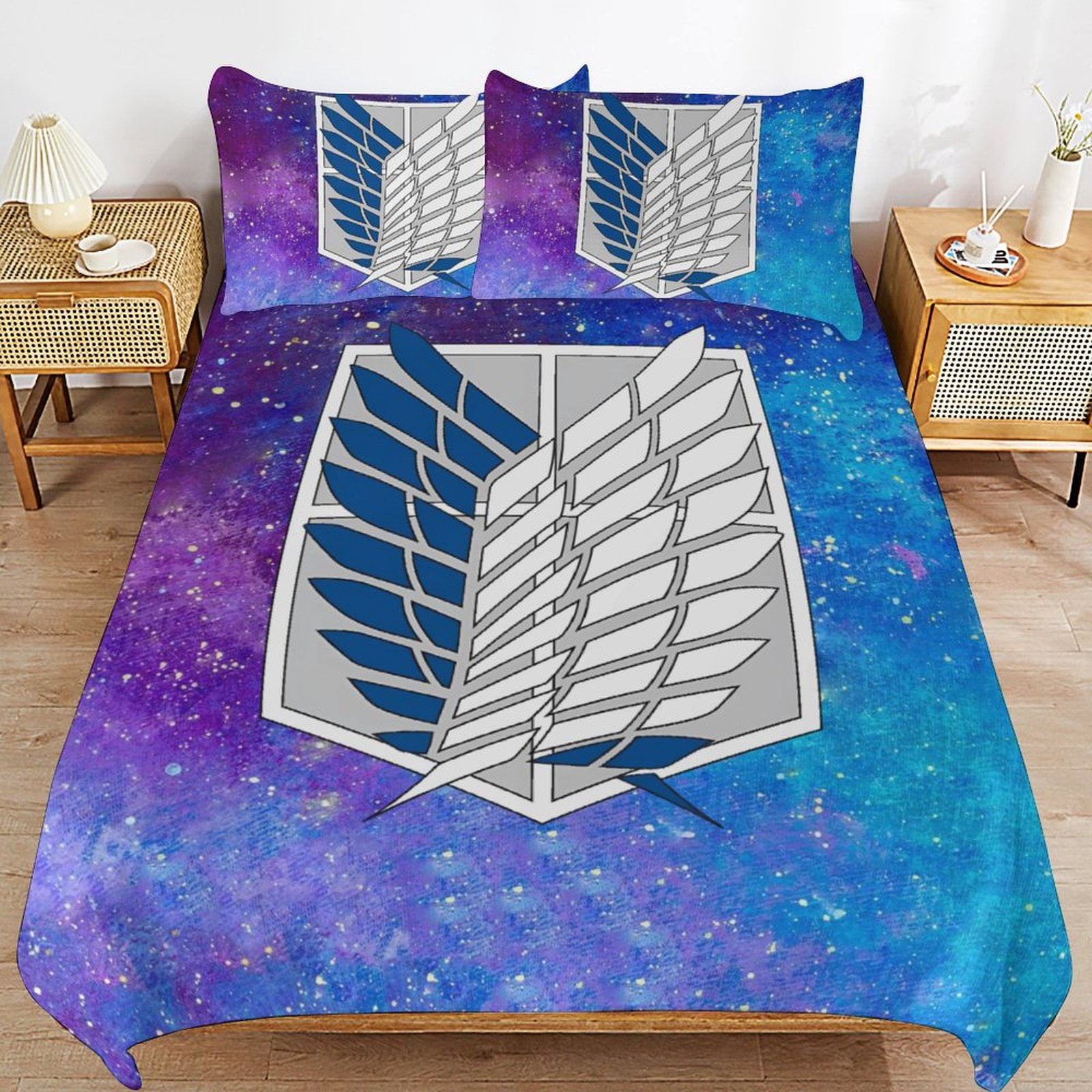 Attack on Titan Bed Duvet Cover Microfiber Bedding Sets 3D Printed ...