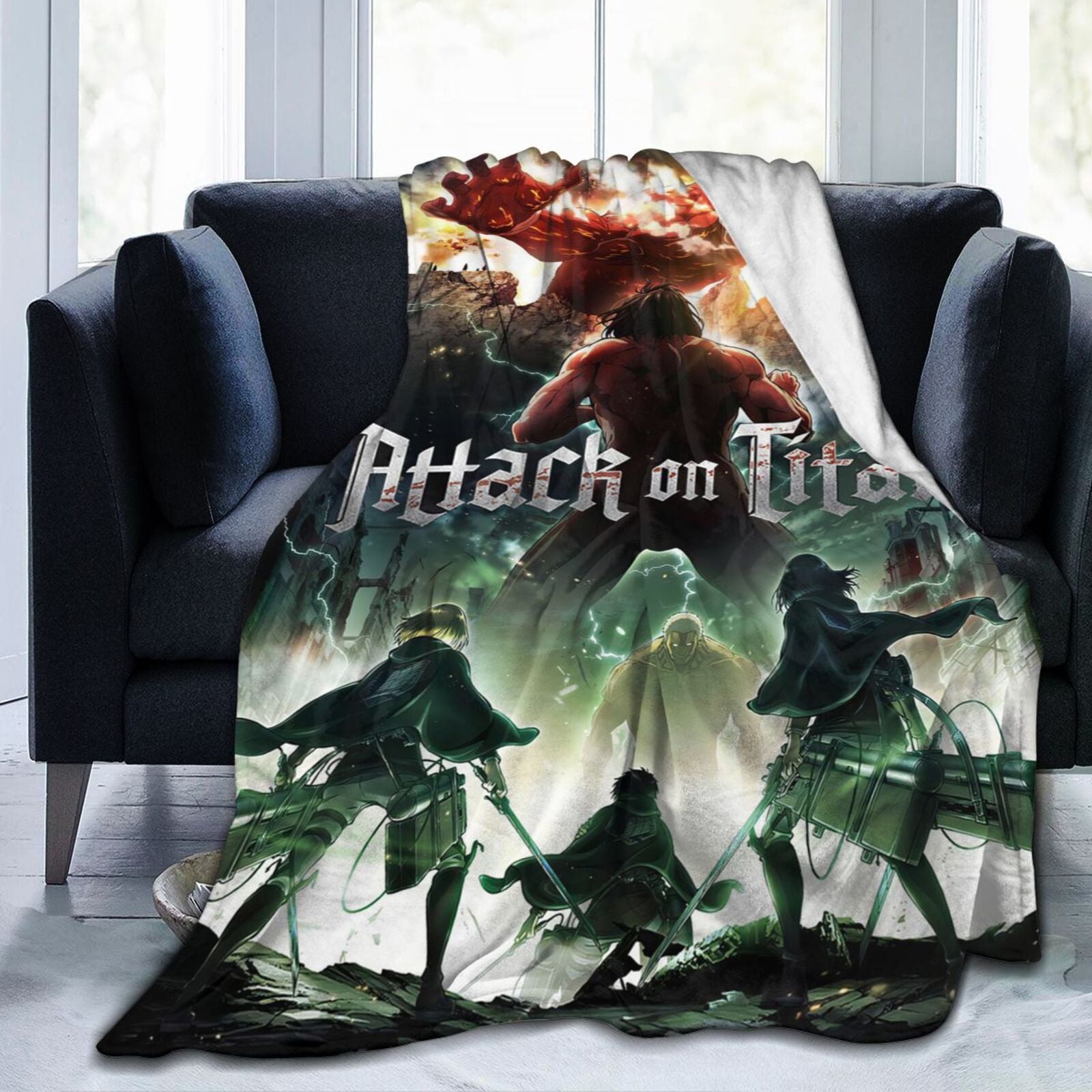 Attack on Titan Blanket Soft Cozy Comfortable Warm Classic Fashion Fun ...