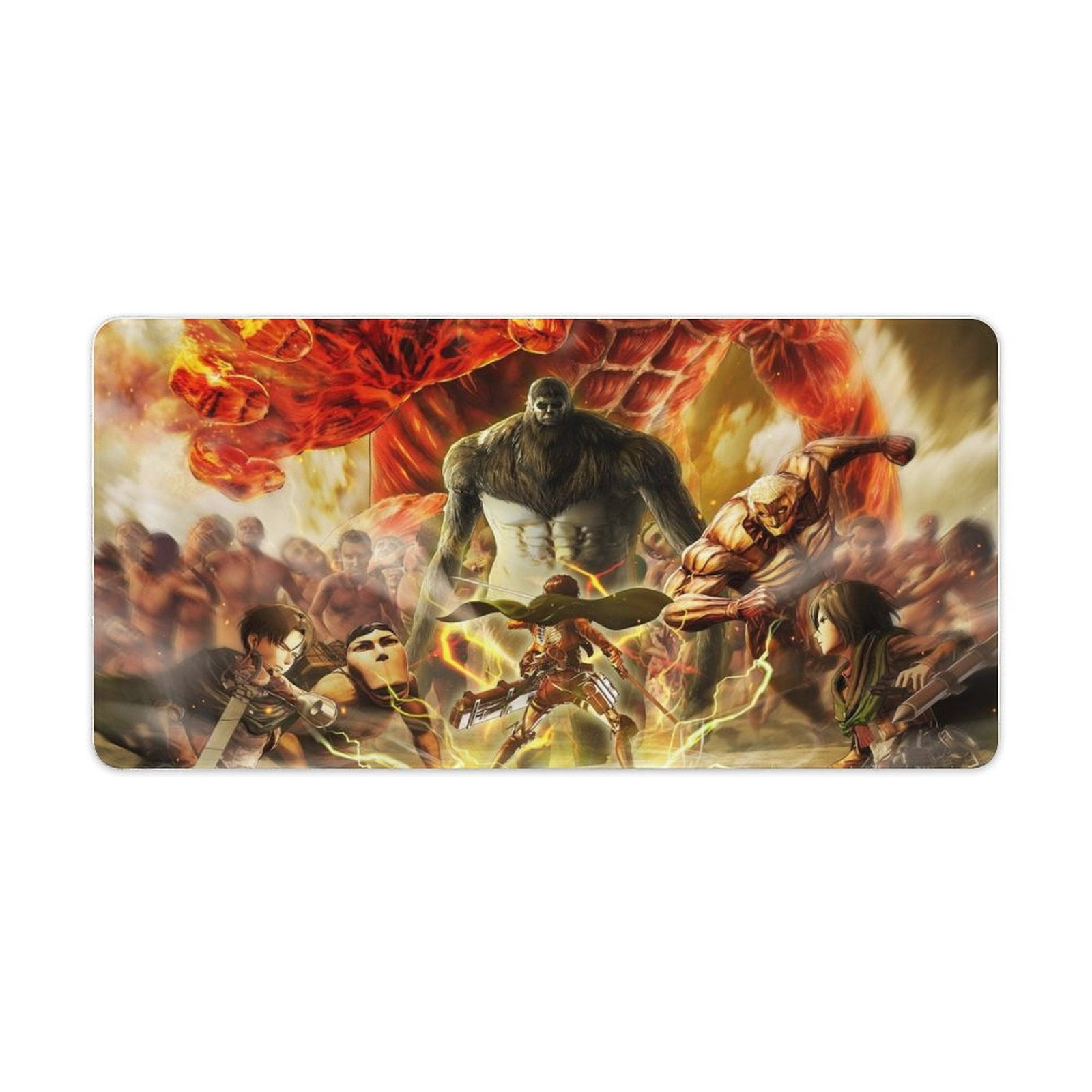 Attack on Titan Desk Mat, Large Mouse Pad Extended Gaming Mouse Pad Mat ...