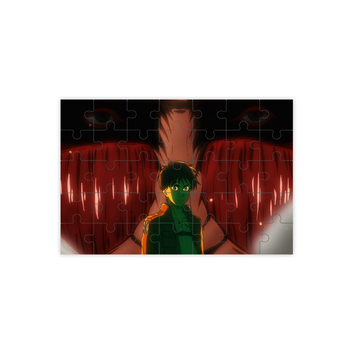 Attack on Titan Jigsaw puzzle cartoon puzzle solid wood animal shape ...