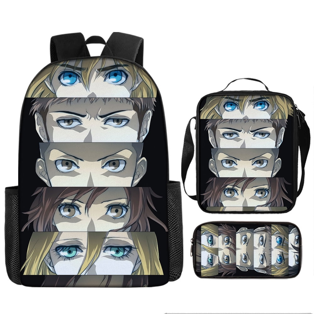 Attack on The Giant Schoolbag, Anime Men's and Women's Backpacks, Large ...