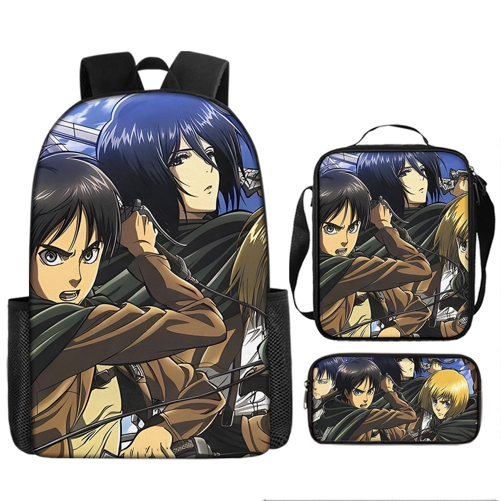 Attack on The Giant Schoolbag, Anime Men's and Women's Backpacks, Large ...
