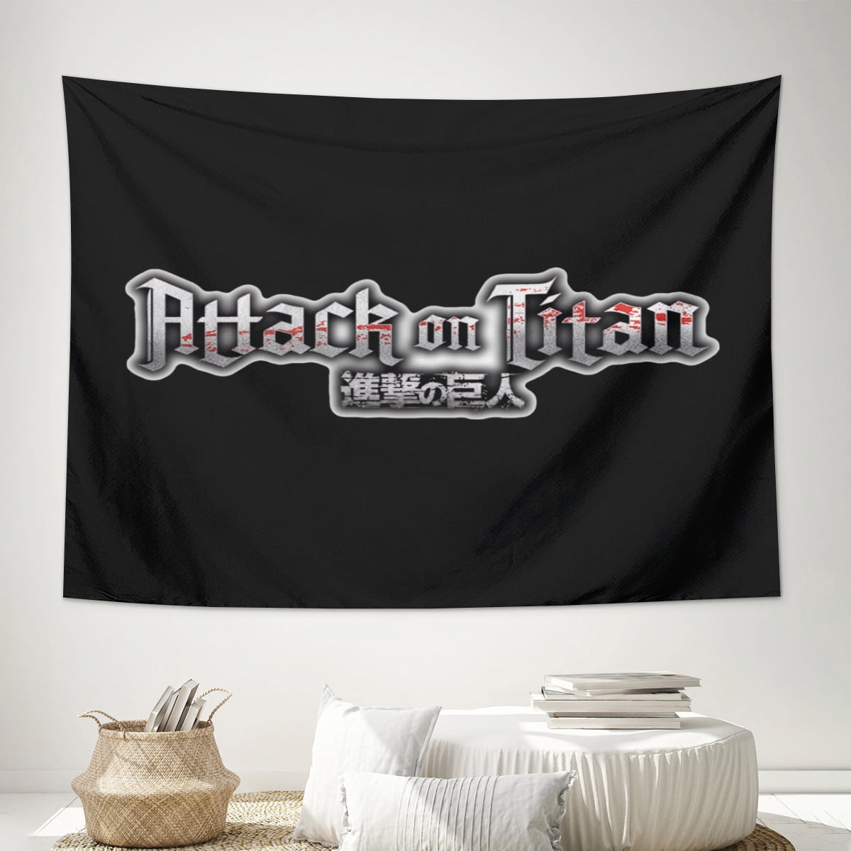 Attack on Titan Anime Poster Tapestry - Large Wall Art Background ...