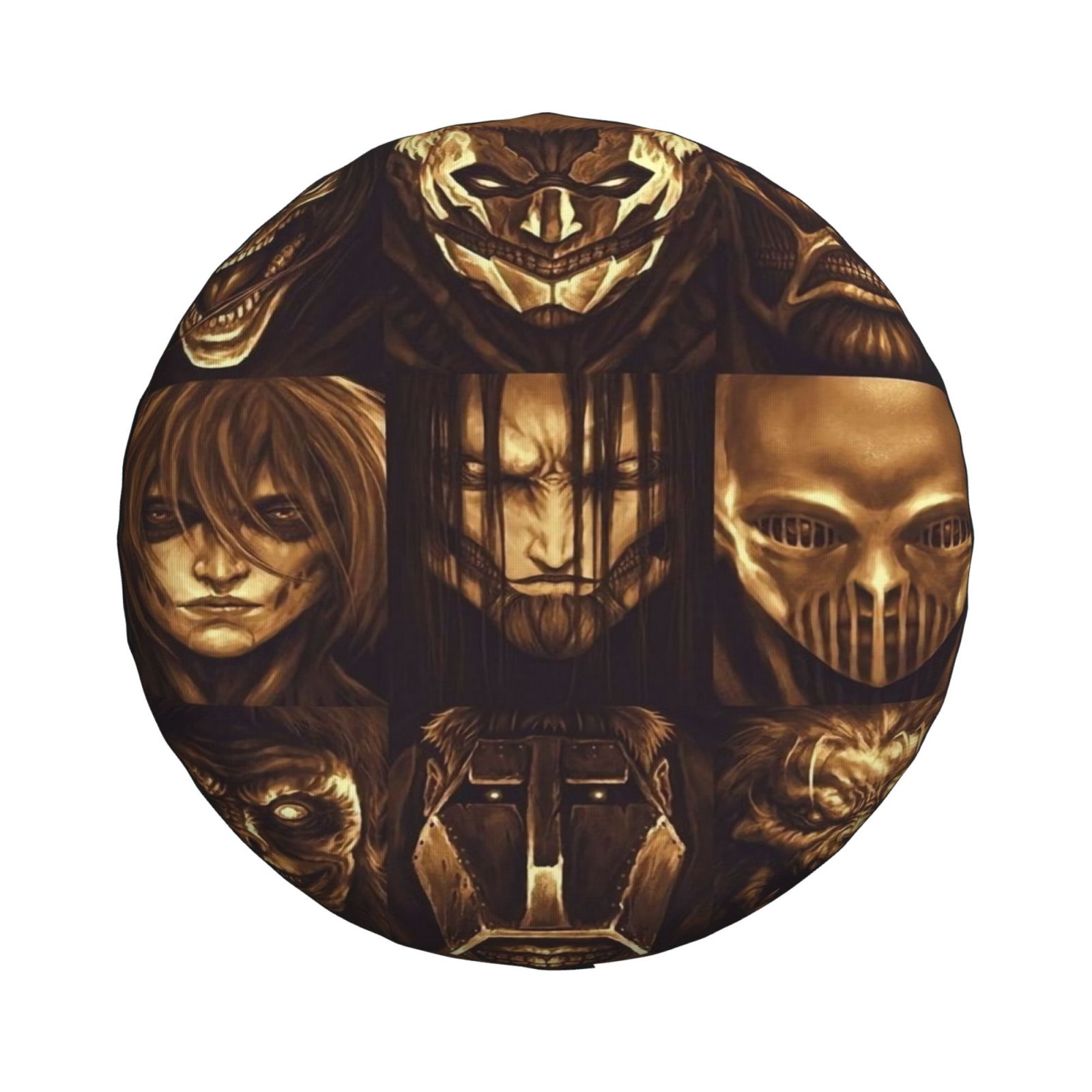 Attack on Titan Anime Spare tire cover wheels protect General Purpose ...
