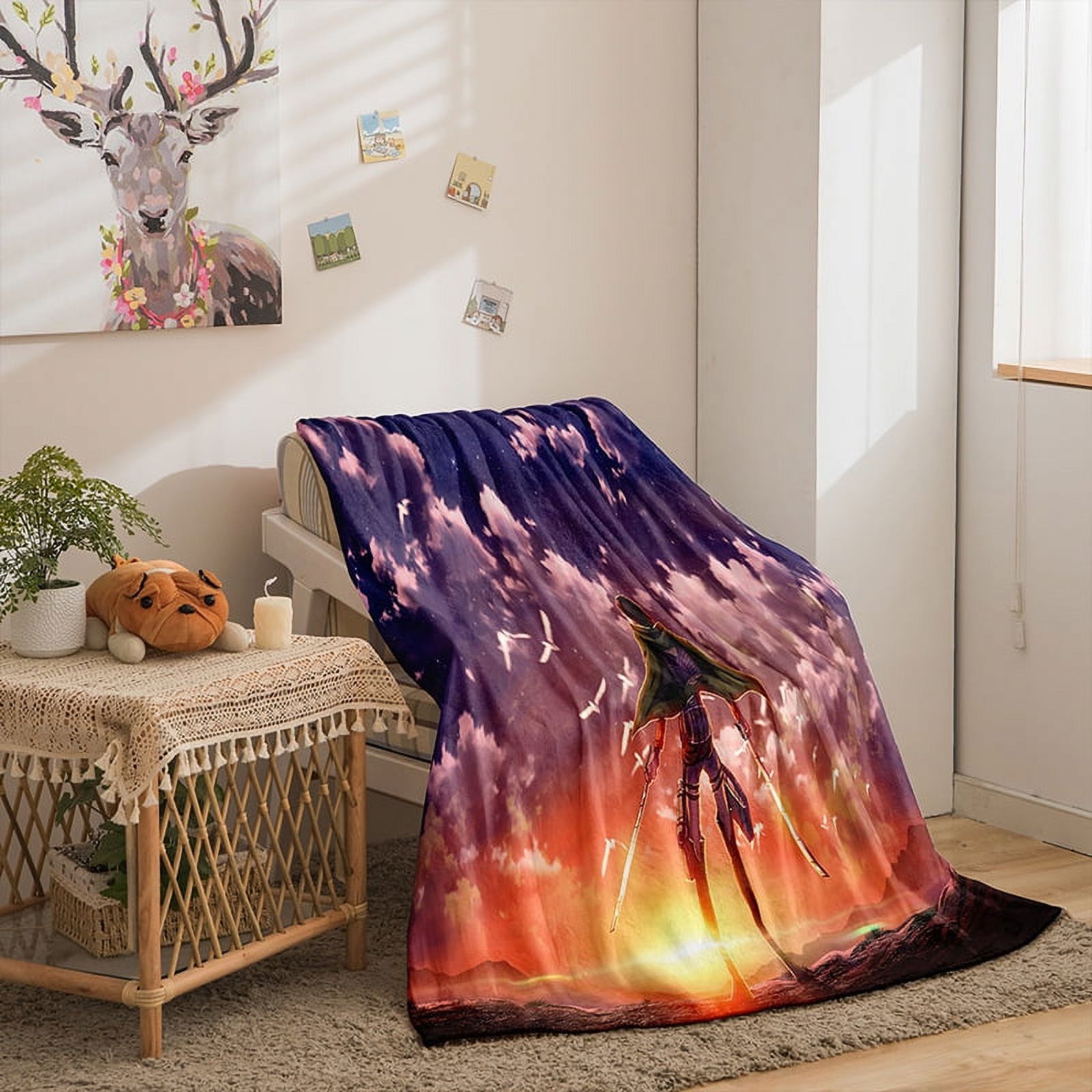 Attack_on_Titan Blanket Throw Flannel Fleece Blanket Lightweight All ...