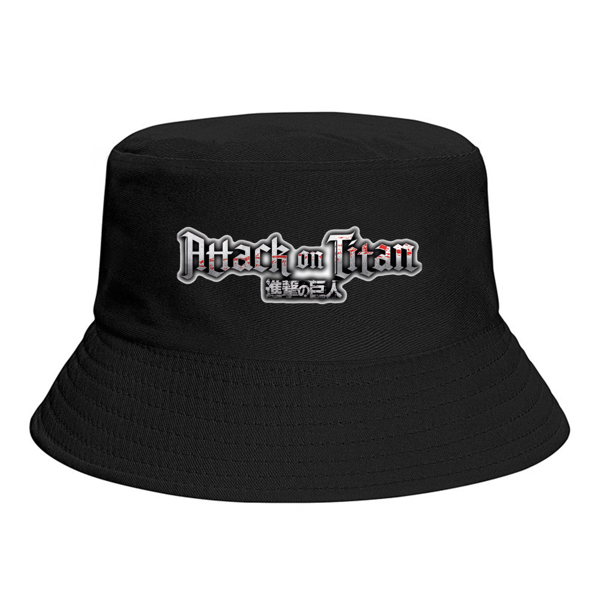 Attack on Titan Bucket Hat Packable Travel Hat Reversible Wide Brim ...