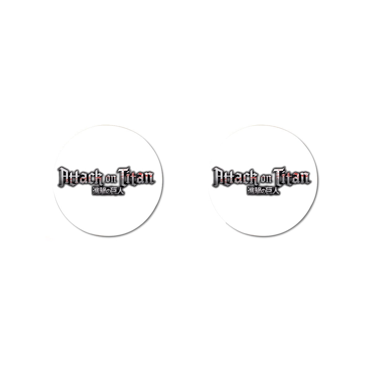 Attack on Titan Cute Fridge Magnets - 3 Inch Round Flat Magnets for ...