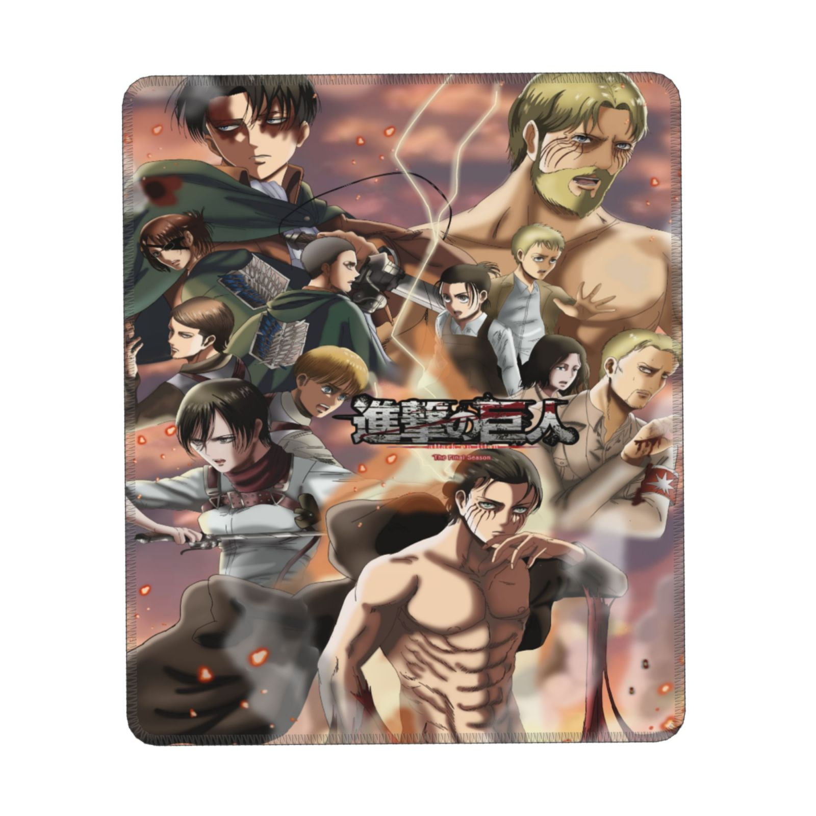 Attack on Titan Mouse Pad, Computer Mouse Mat, Waterproof Non-Slip ...