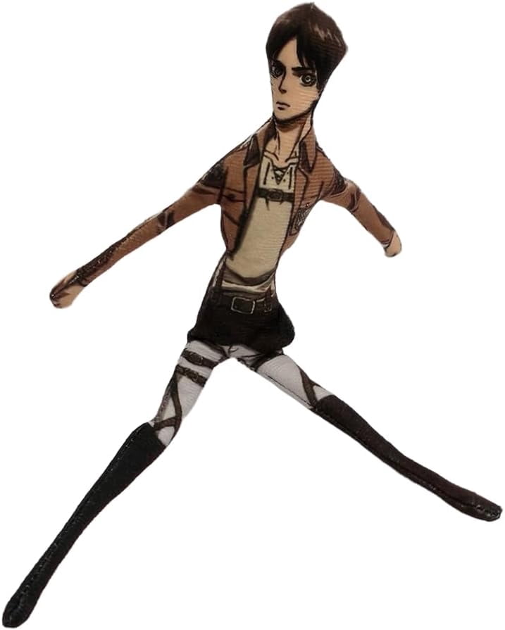 Attack on Titan Plush Eren Jaeger Armin Figure Twistable Plush Doll ...
