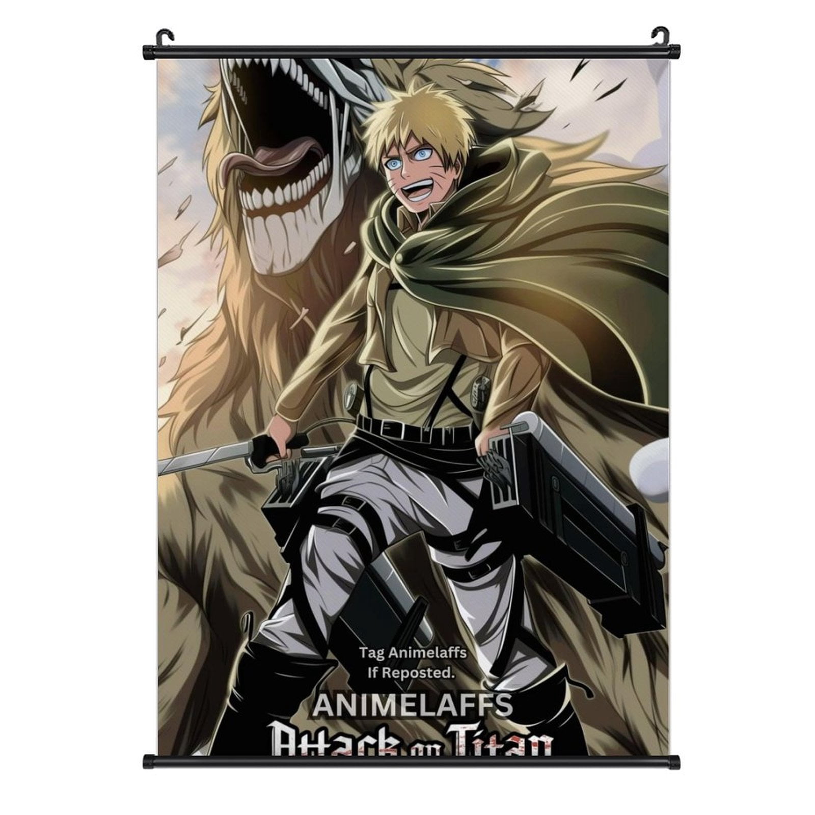 Attack on Titan Poster Scroll Poster Art Prints Home Decoration Wall ...