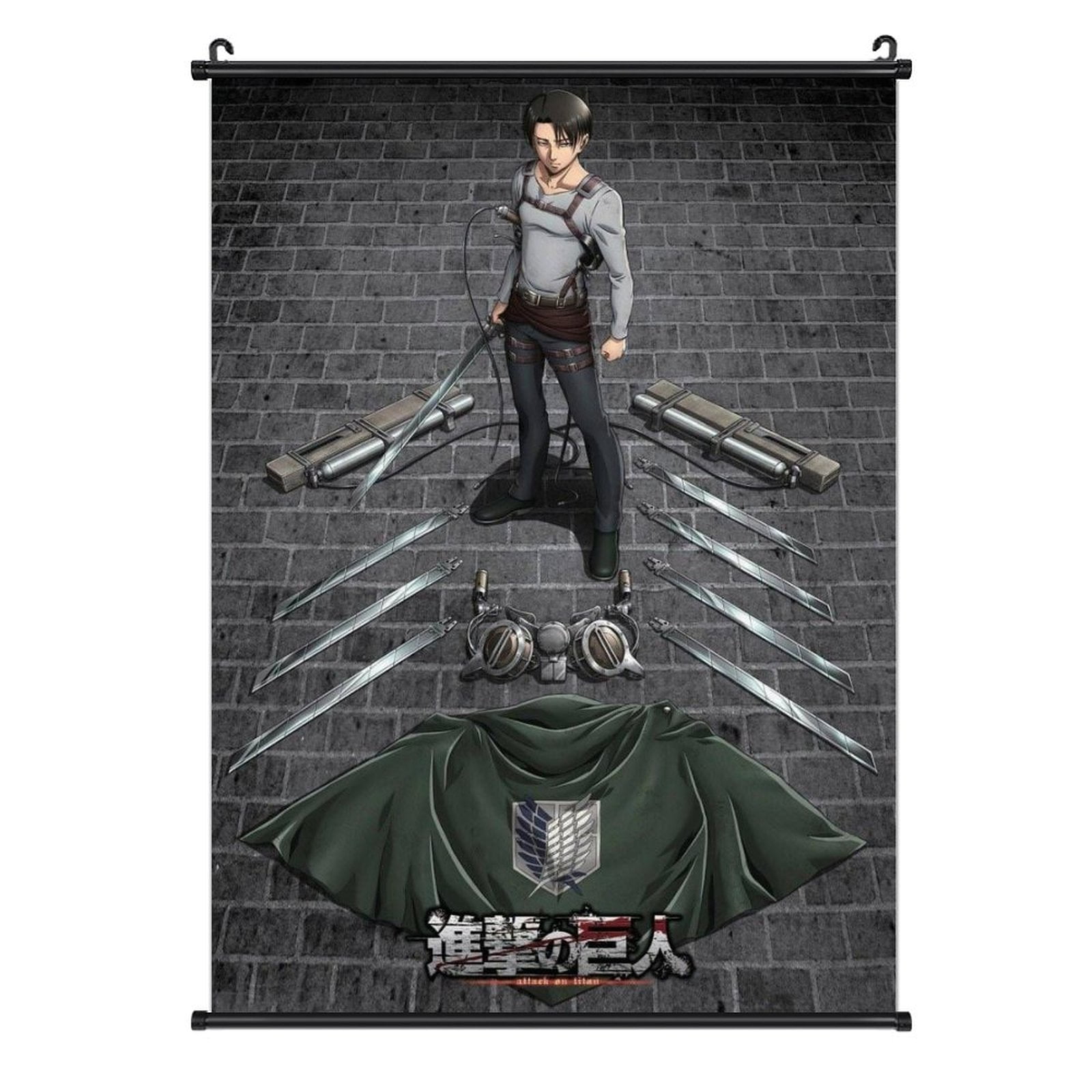 Attack on Titan Poster Scroll Poster Art Prints Home Decoration Wall ...