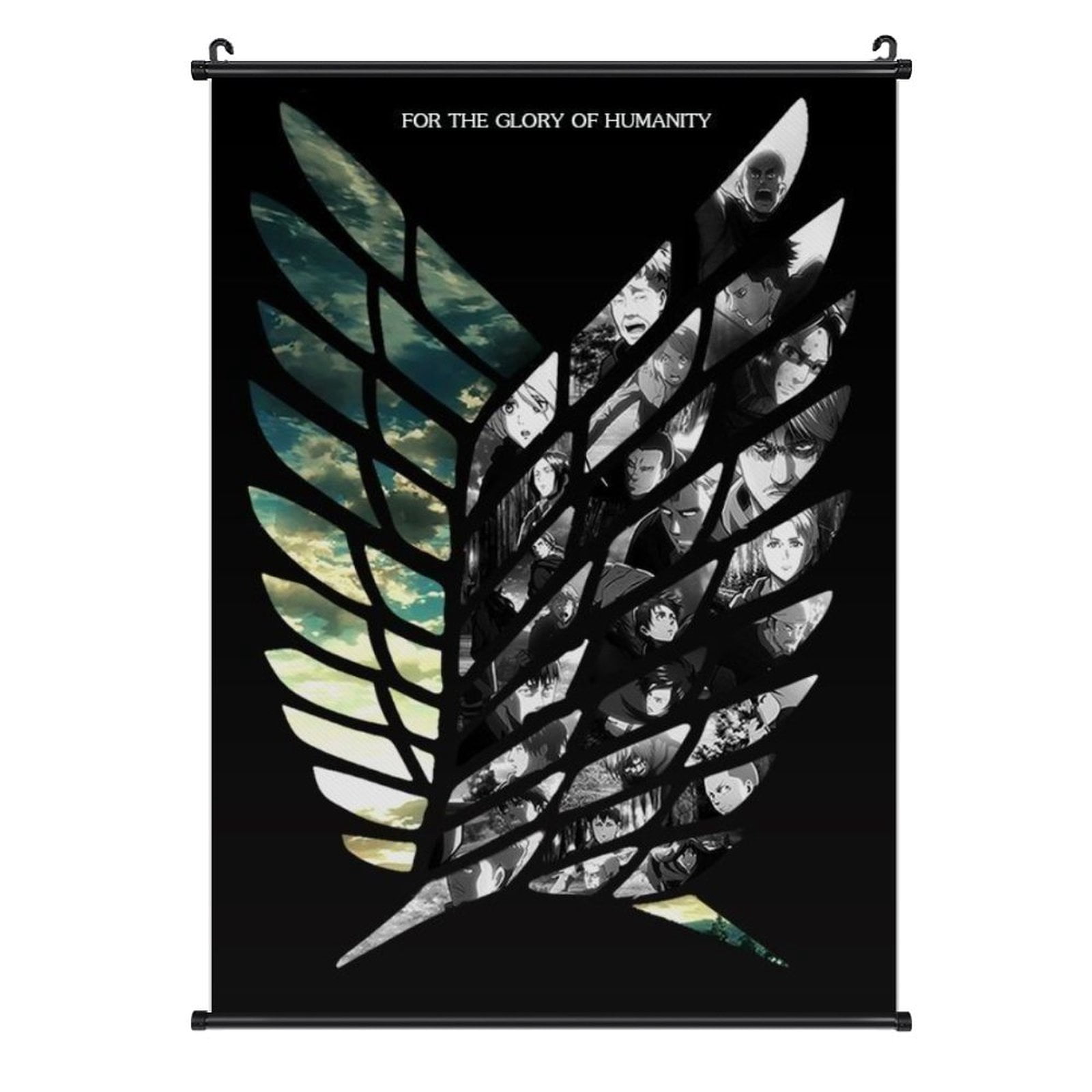 Attack on Titan Poster Scroll Poster Art Prints Home Decoration Wall ...