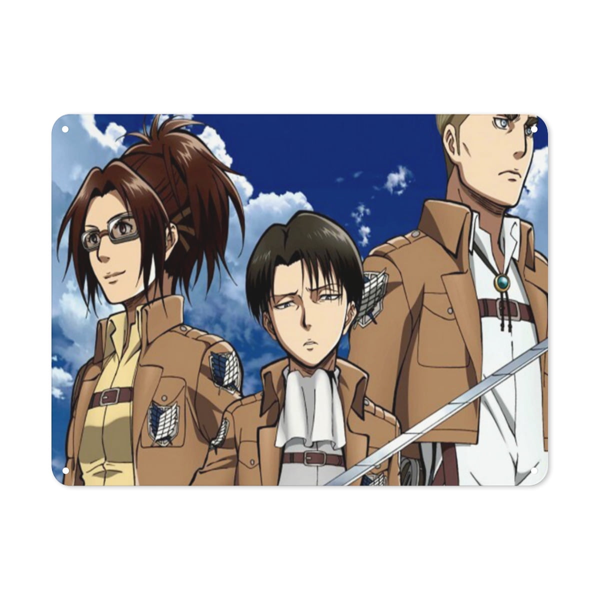 Attack on Titan Poster Tin Painting Halloween Retro Tin Sign Retro ...
