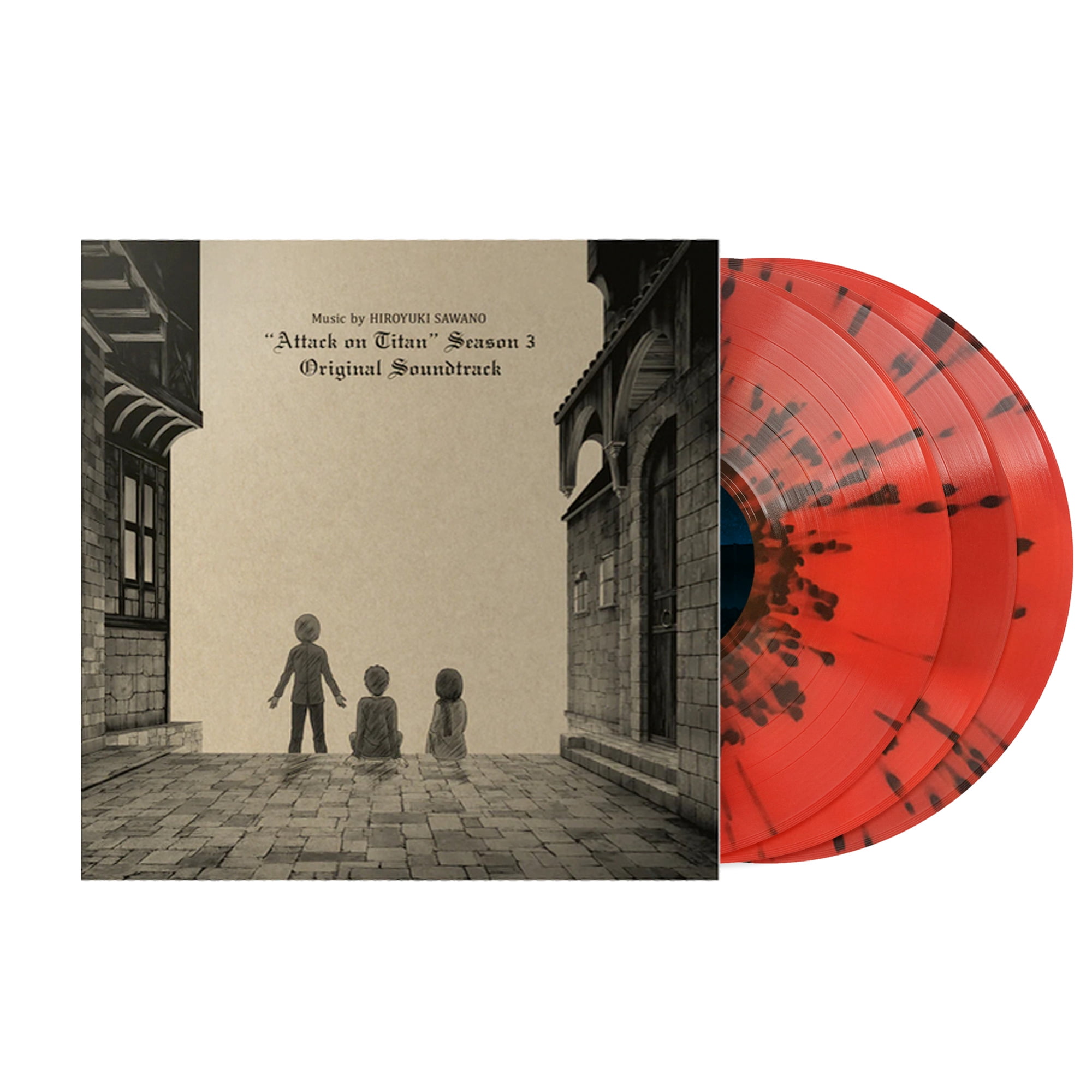 Attack on Titan Season 3 (Original Soundtrack) - Hiroyuki Sawano [Colossal Titan Variant] (3xLP ...