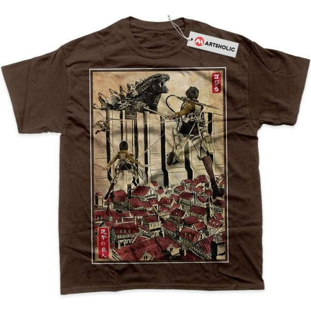 Attack on Titan Shirt, AOT Shirt, Graphic Tee Artsholic Fan Art Merch T Shirt Unisex, Color ...