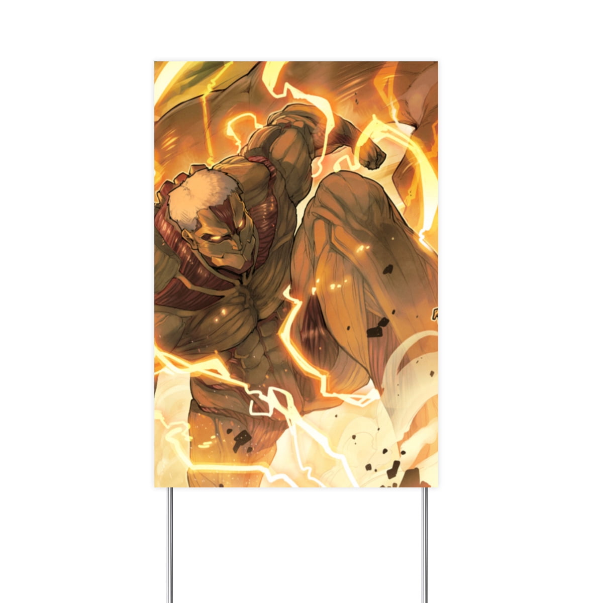 Attack on Titan Sign Yard Garden Club Farm Bathroom Wall Decor Sign ...