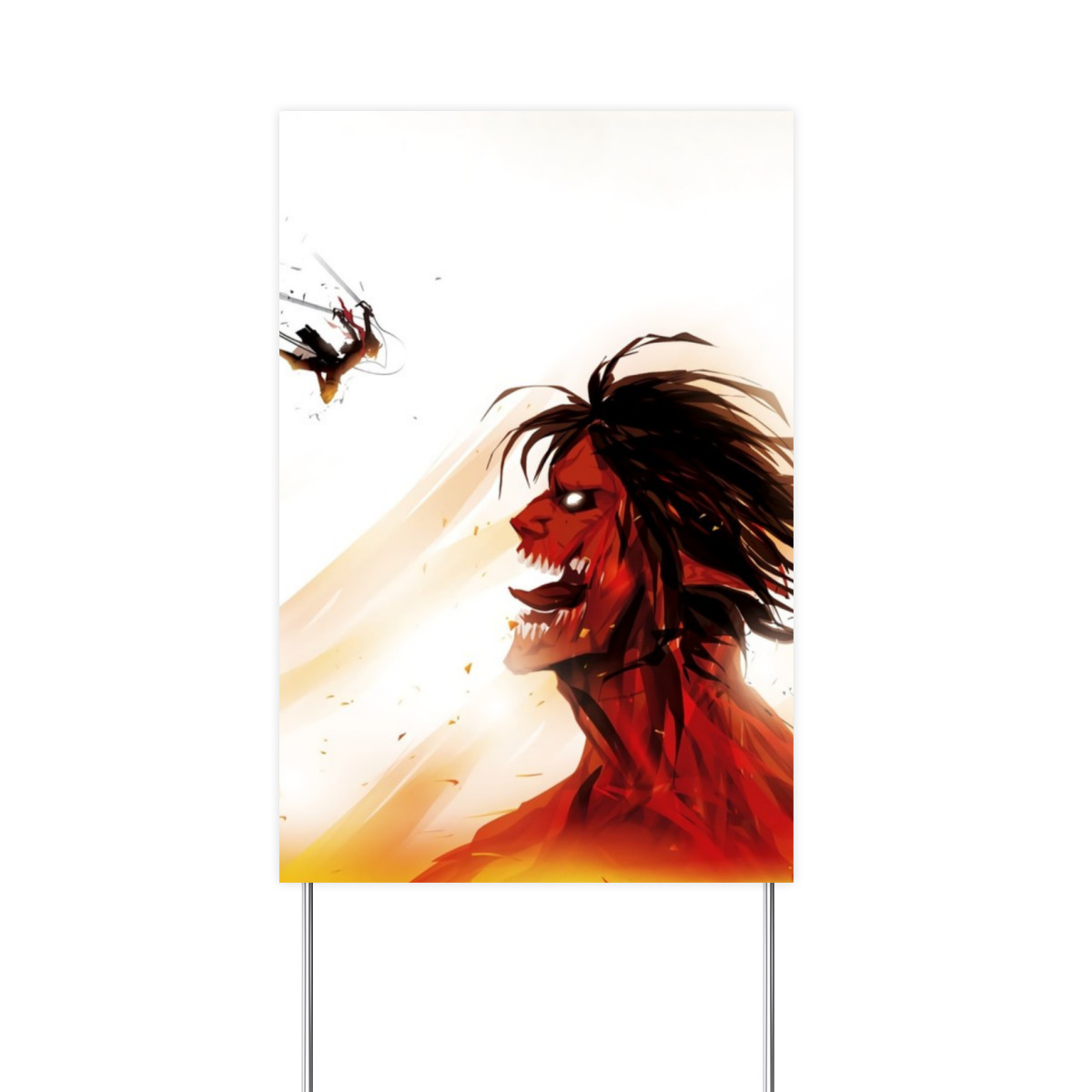 Attack on Titan Sign Yard Garden Club Farm Bathroom Wall Decor Sign ...