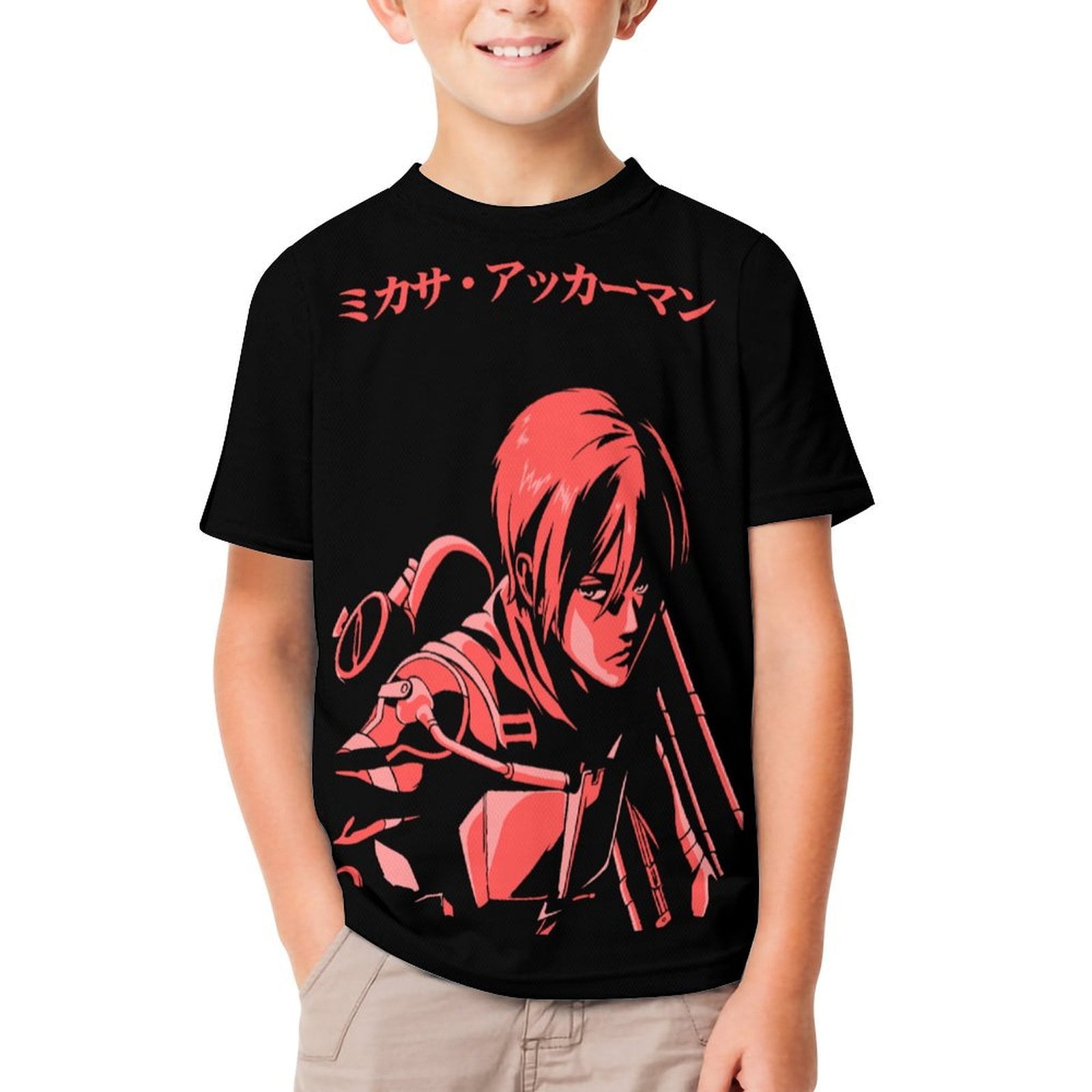 Attack on Titan T-Shirt for Boys And Girls, Kids Anime Short Sleeve ...