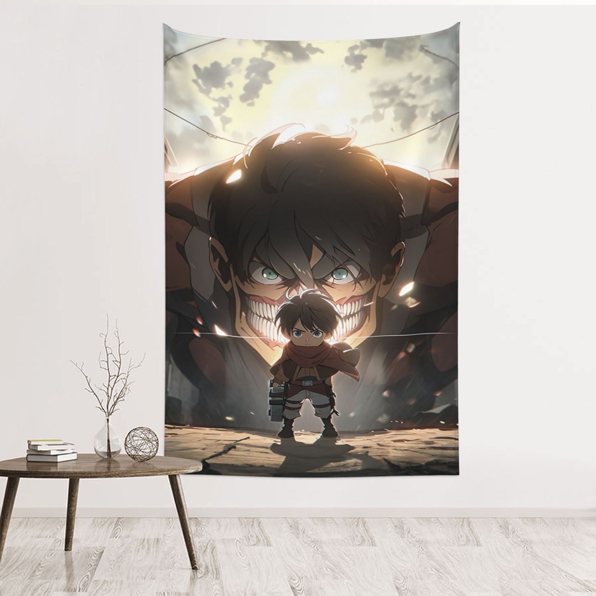 Attack on Titan Tapestry Poster Printing Wall Hanging Tapestries Wall ...