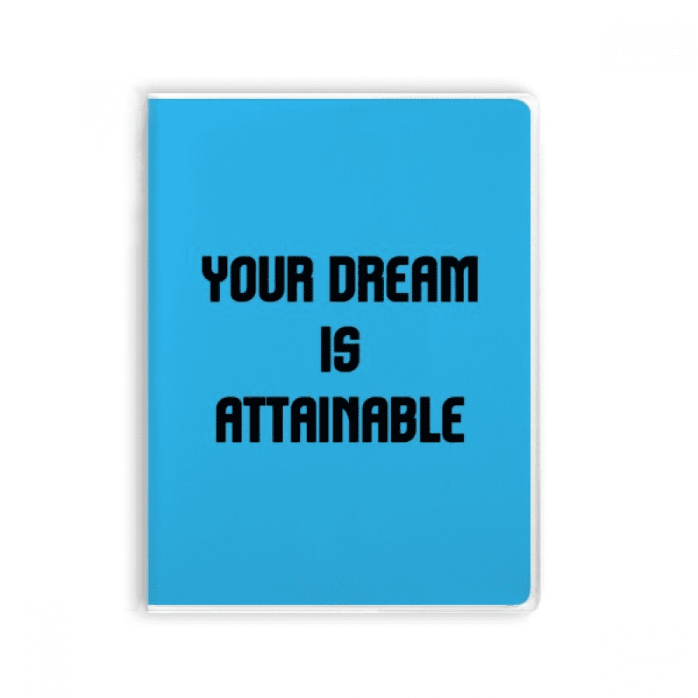 Attainable Inspirational Quote Sayings Notebook Gum Cover Diary Soft ...